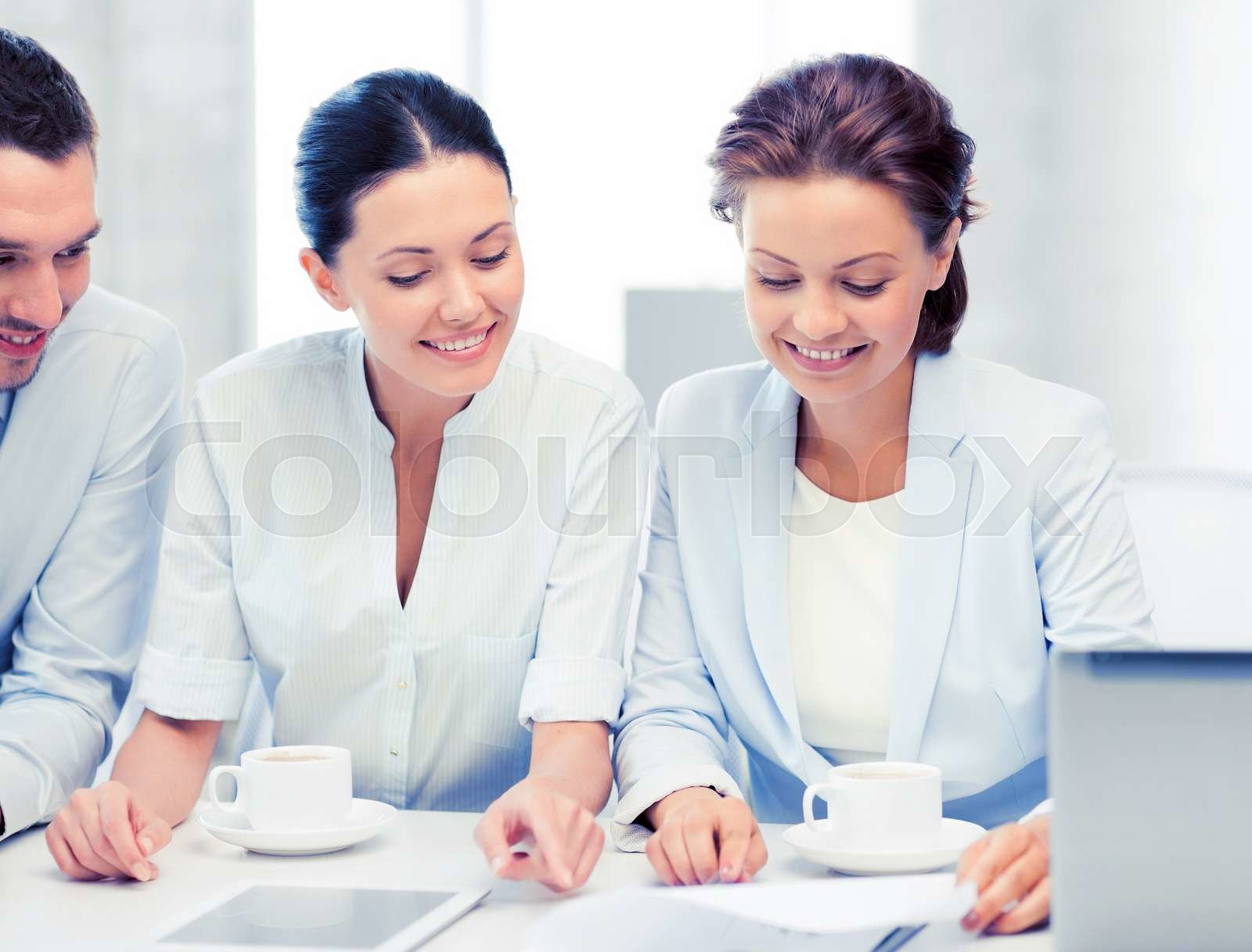 business team having discussion in office | Stock image | Colourbox
