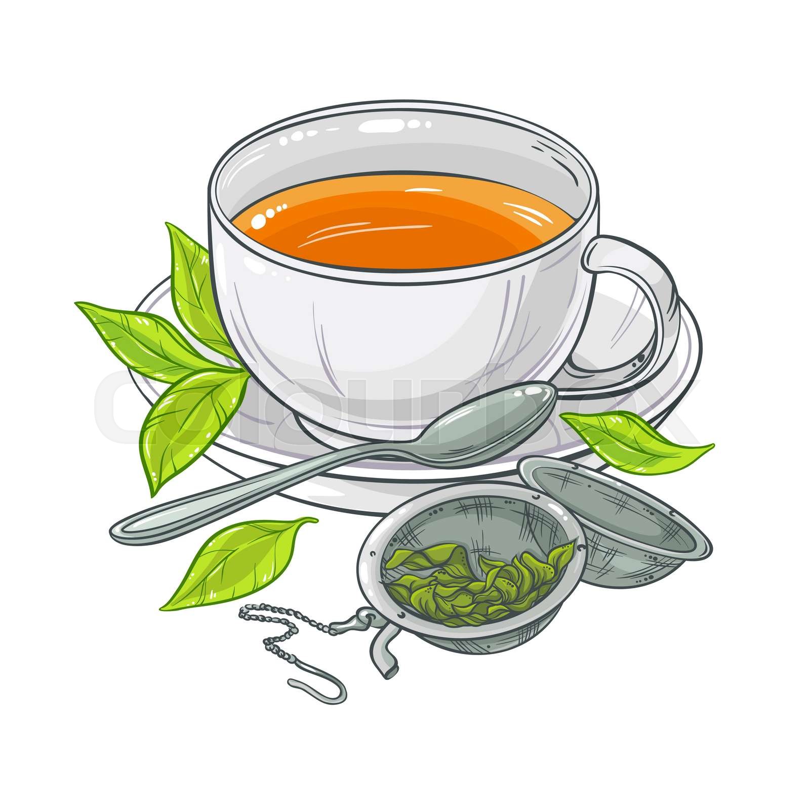 cup of tea | Stock vector | Colourbox