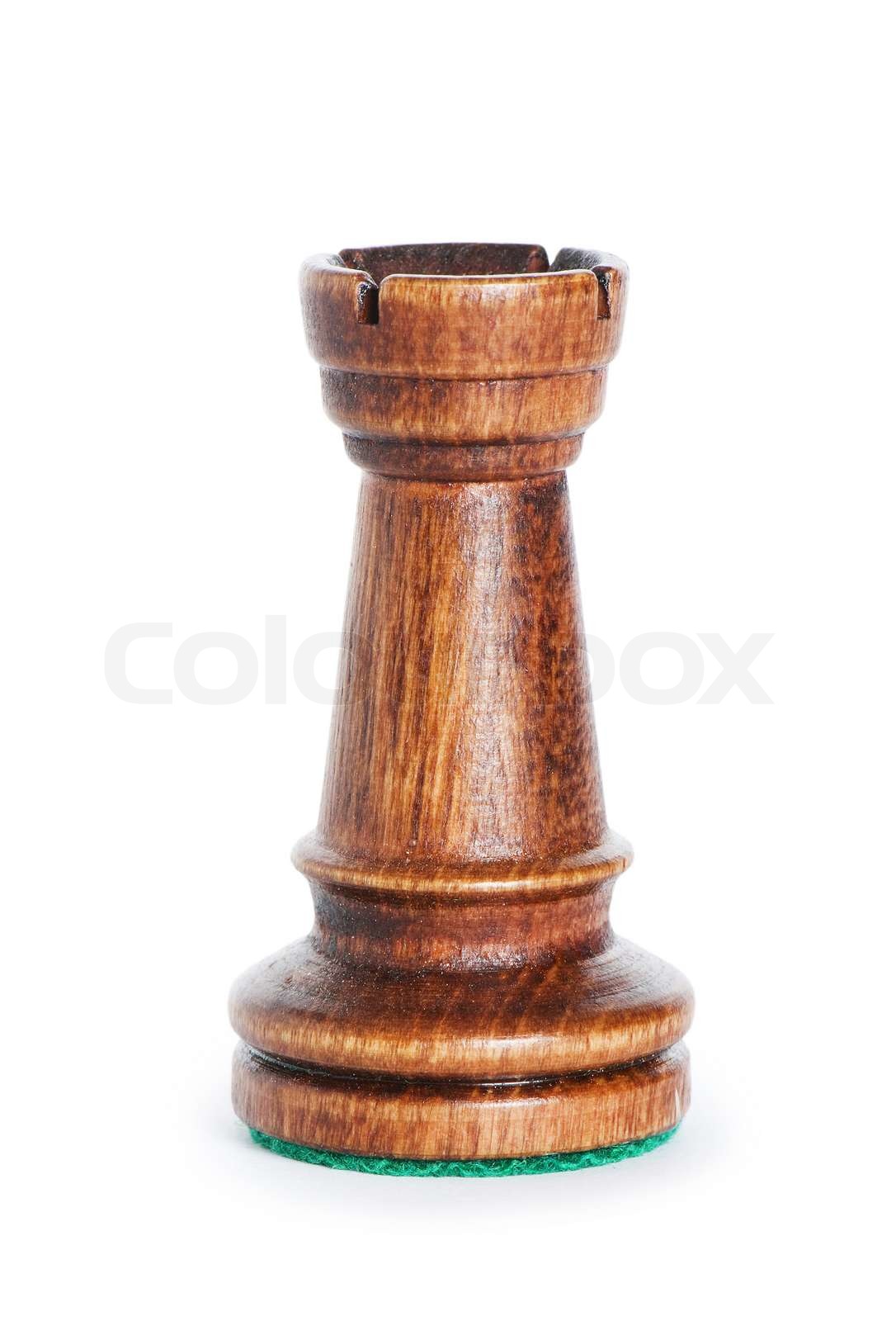 Schach Figur auf dem weißen Hintergrund isoliert | Stock Bild | Colourbox