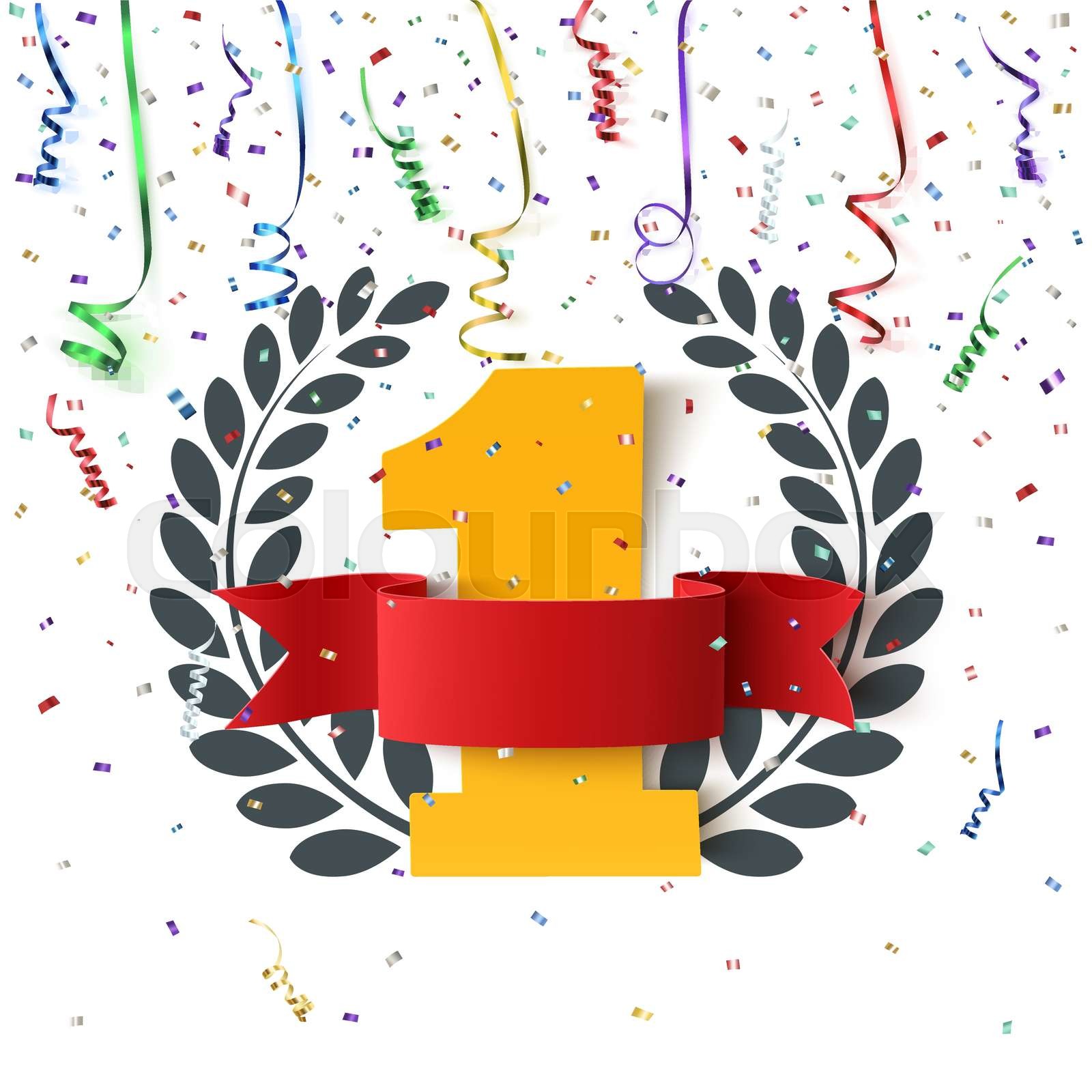 Number One Ribbon Clipart