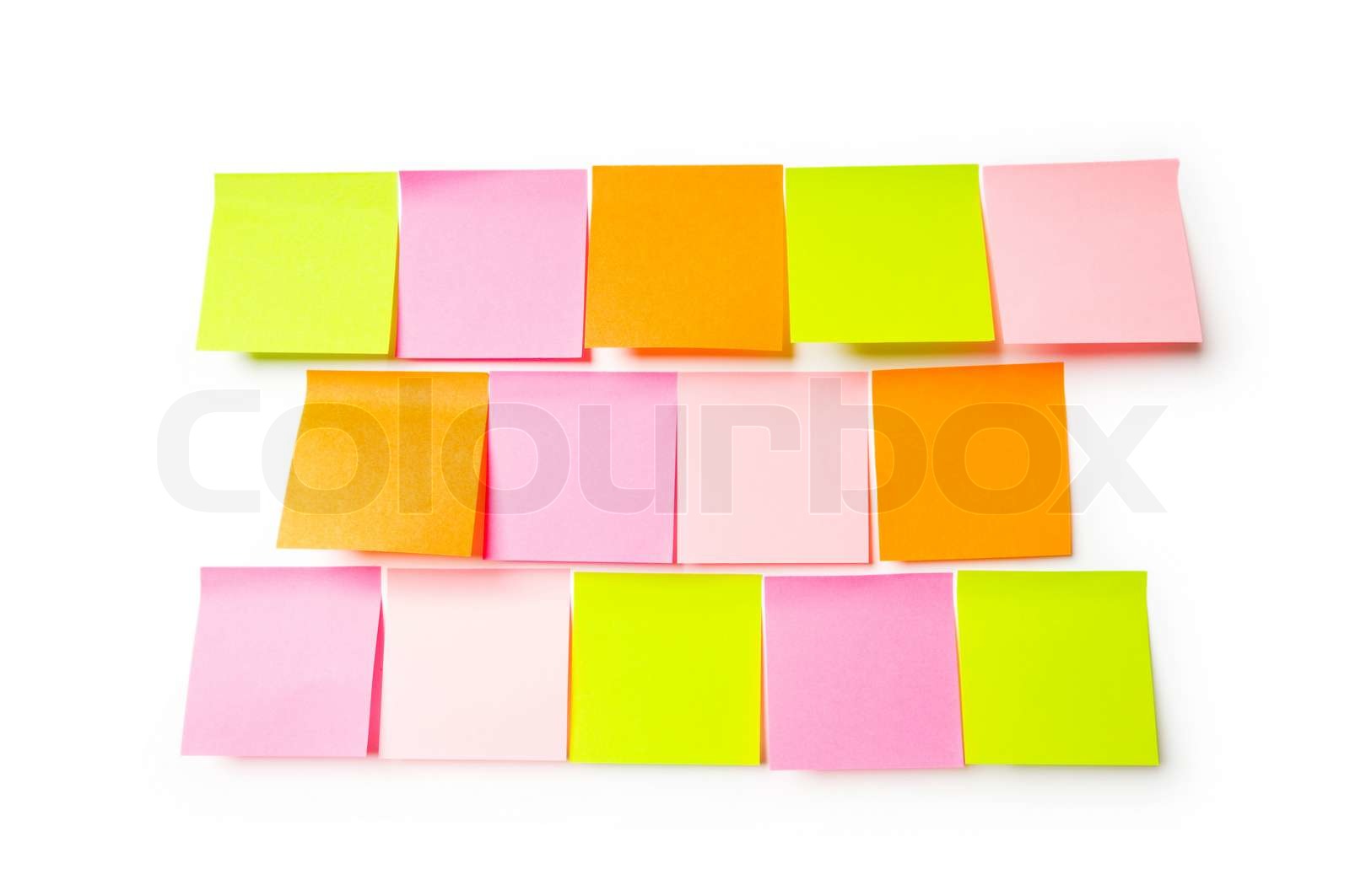 Notizen auf dem weißen Hintergrund isoliert | Stock Bild | Colourbox