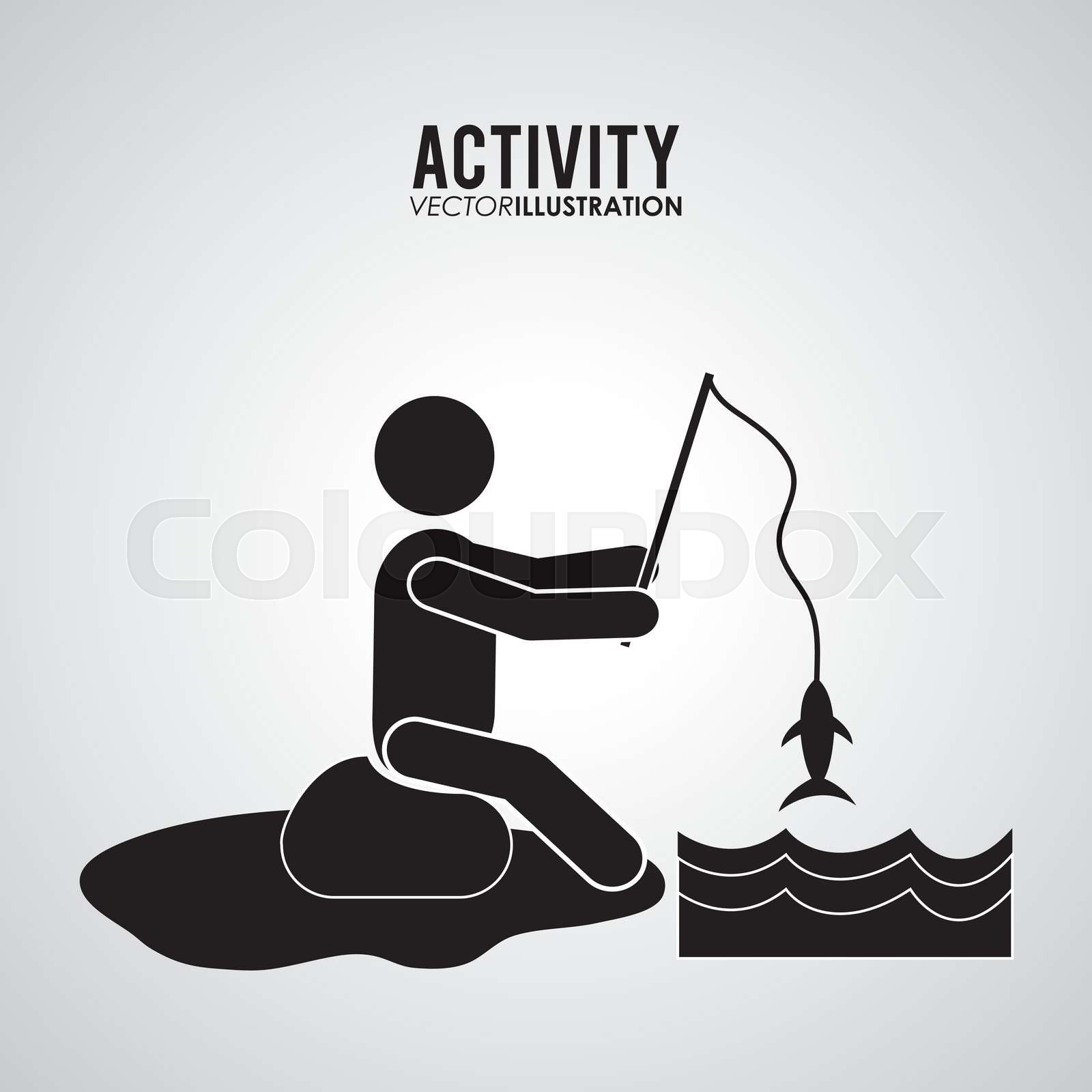 Pictogram doing activity design | Stock vector | Colourbox
