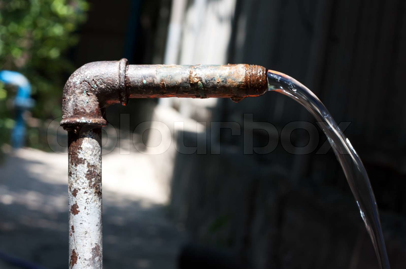 old rusty tap water | Stock image | Colourbox