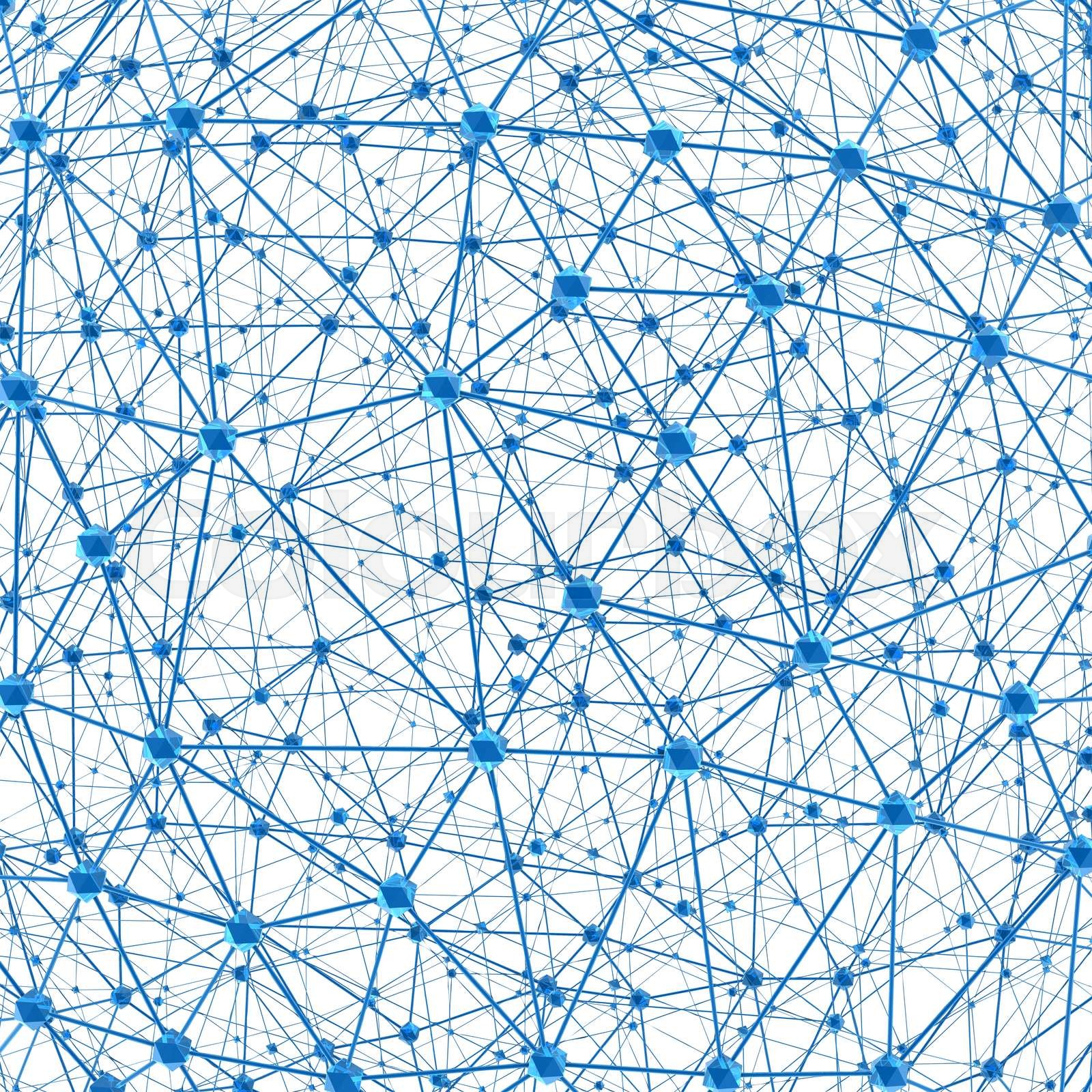 Abstract Molecule Structure Stock Image Colourbox