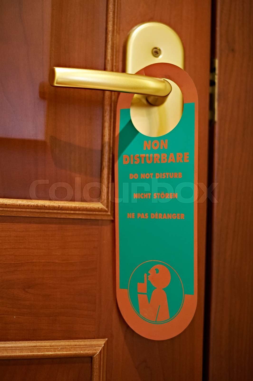Do not disturb sign | Stock image | Colourbox