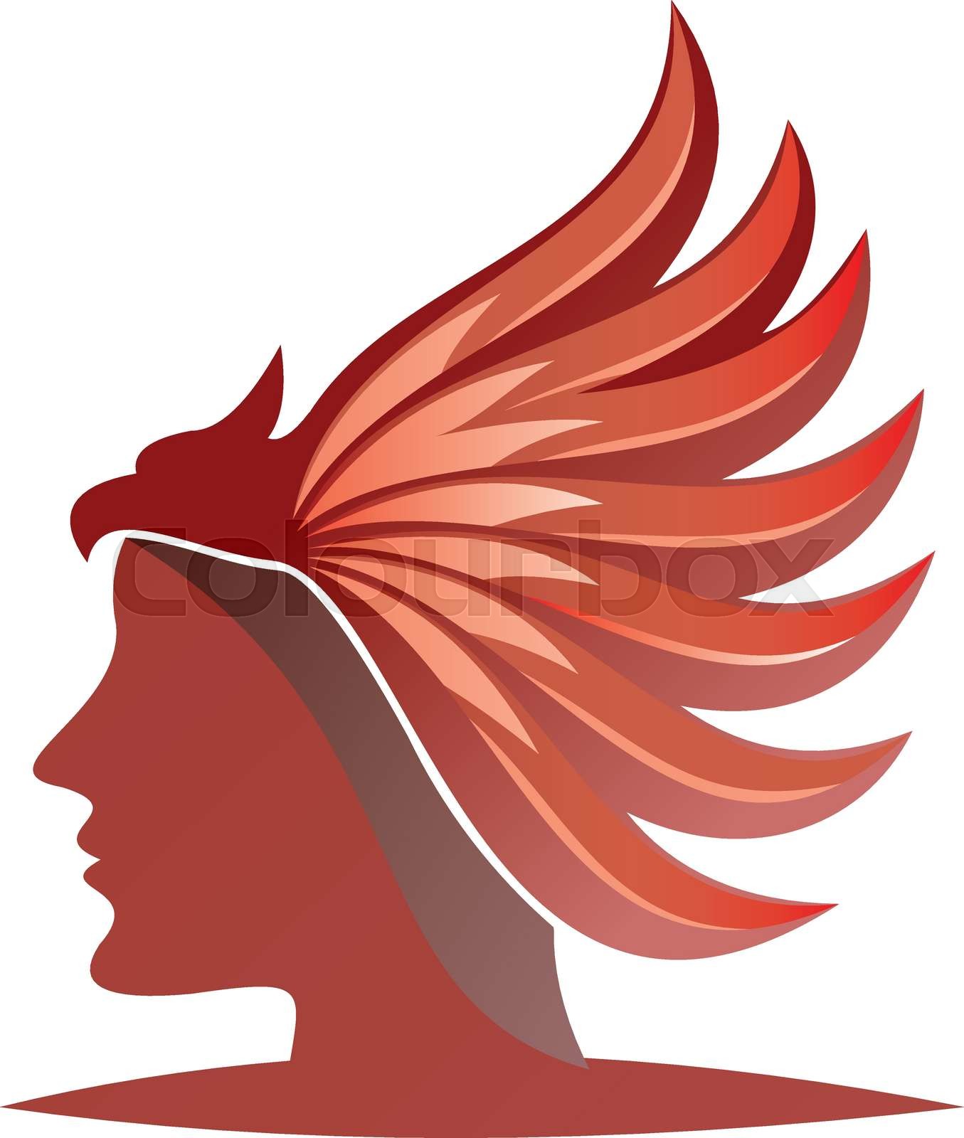 indian eagle logo | Stock vector | Colourbox