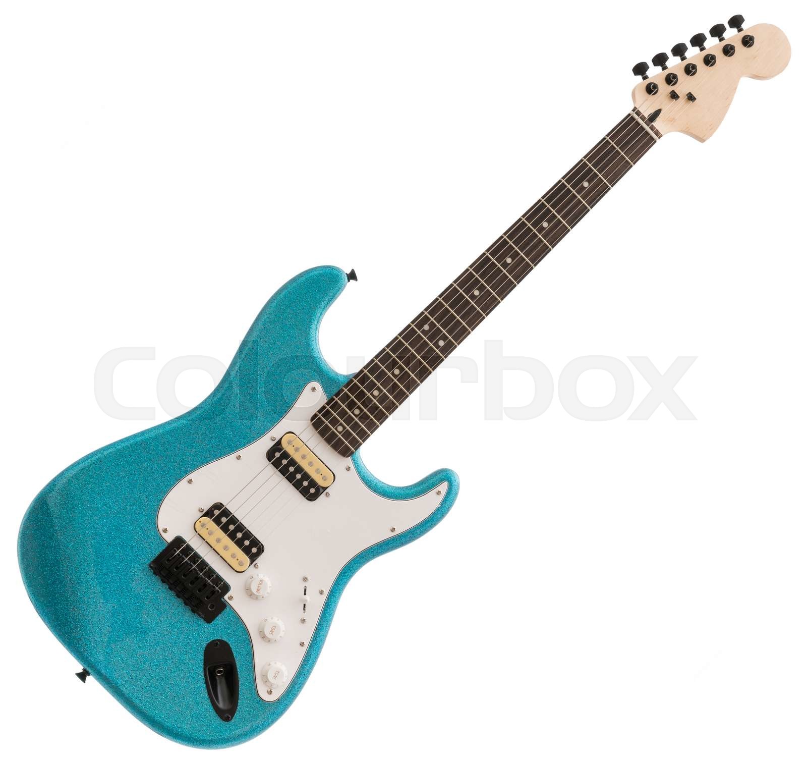gitarre, elektrisch, instrument | Stock Bild | Colourbox