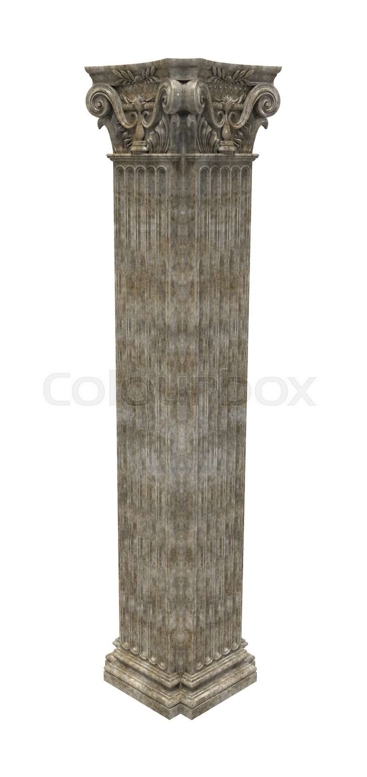 Architectural corner stone columns | Stock image | Colourbox