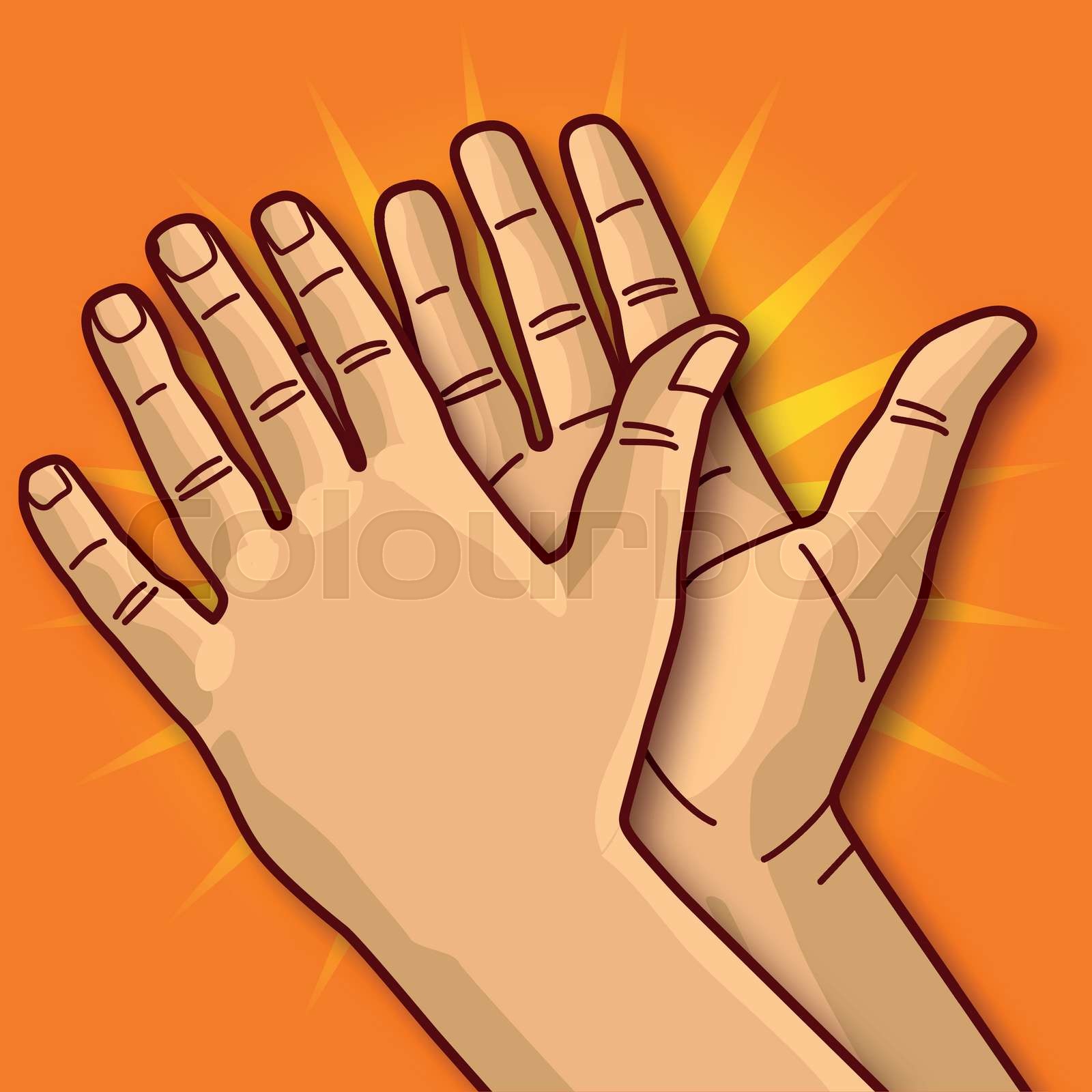 Hände klatschen und Applaus | Stock-Vektor | Colourbox