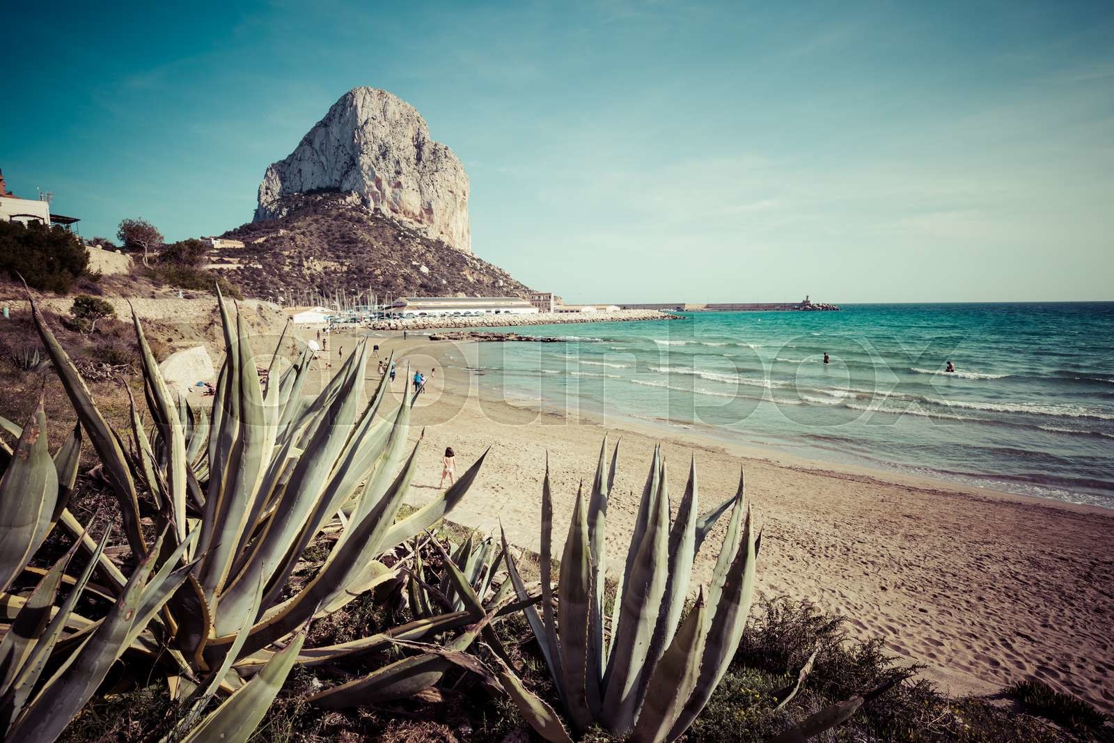 Famous Mediterranean Resort Calpe in Spain | Stock image | Colourbox
