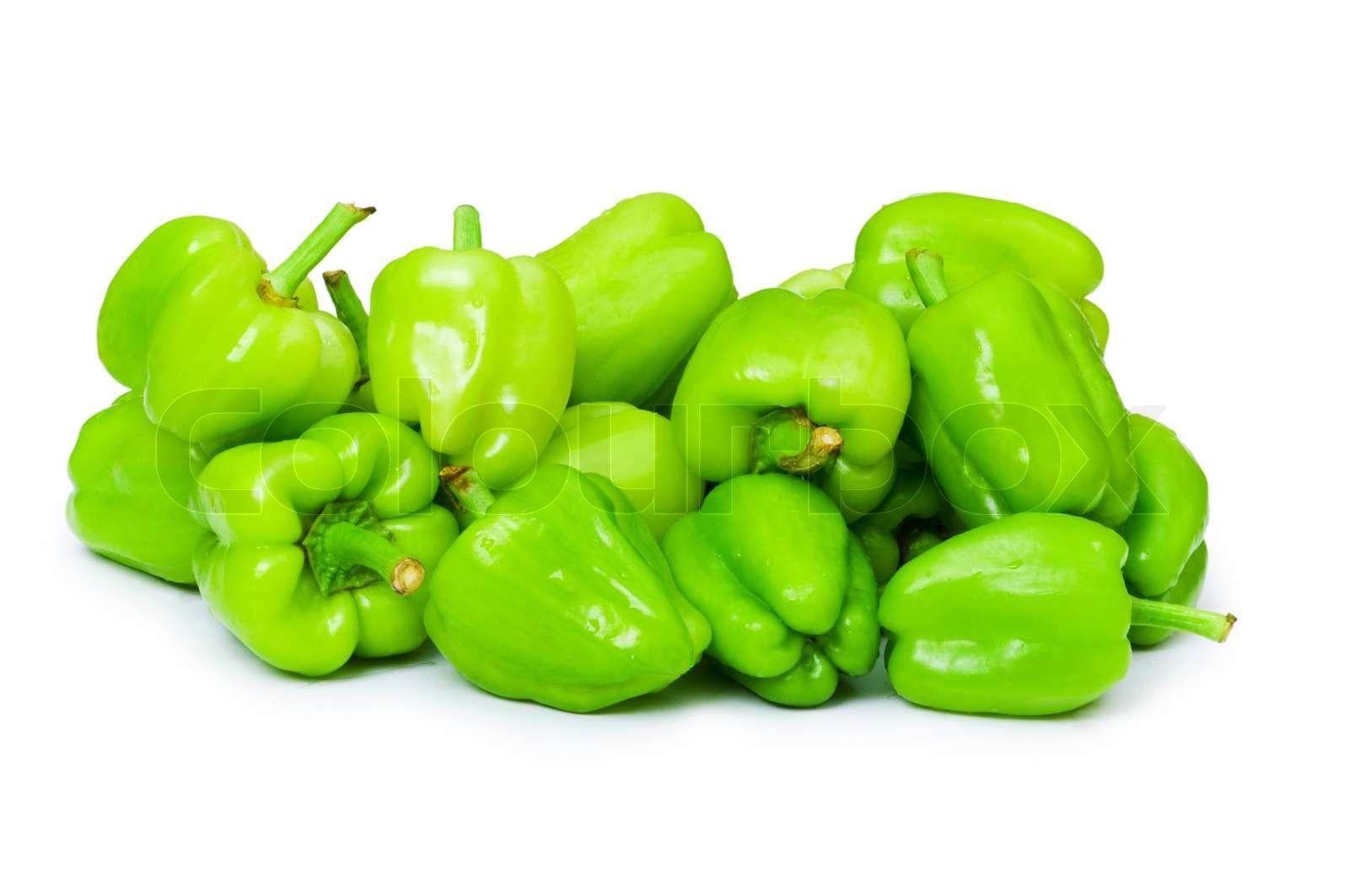 Paprika isoliert auf den weißen Hintergrund | Stock Bild | Colourbox