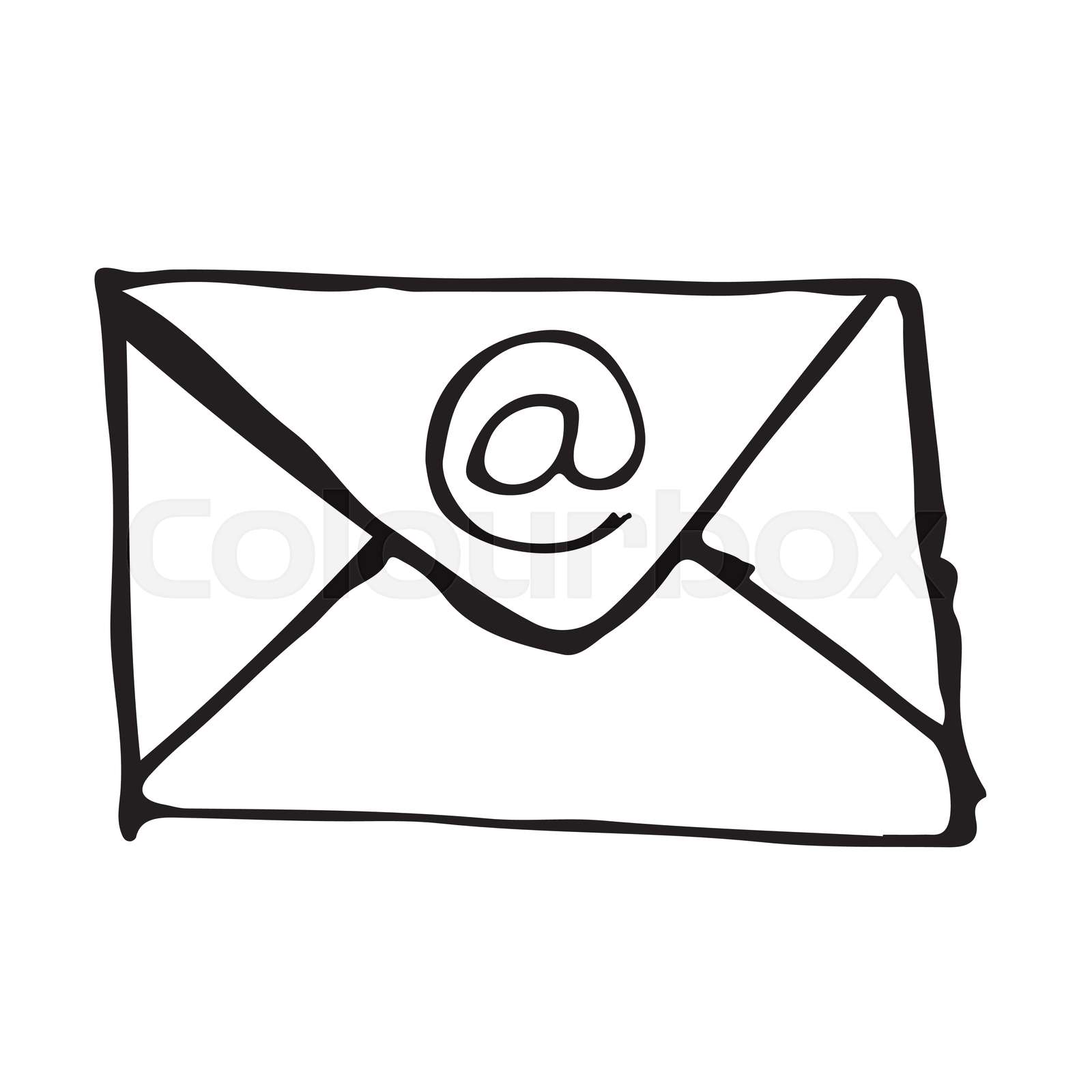 Free Doodle icons – Doodle email icon hand draw illustration design ...