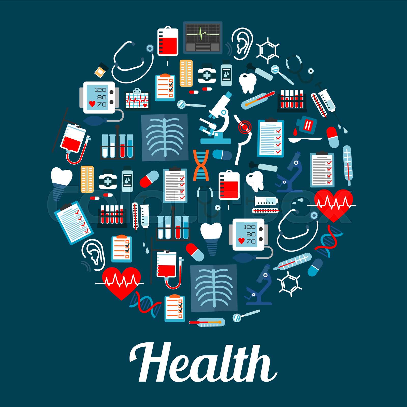 Medicine infographic poster with medication icons | Stock vector ...