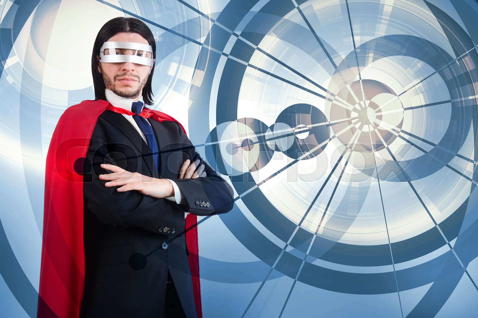 super, han, helt | Stock foto | Colourbox