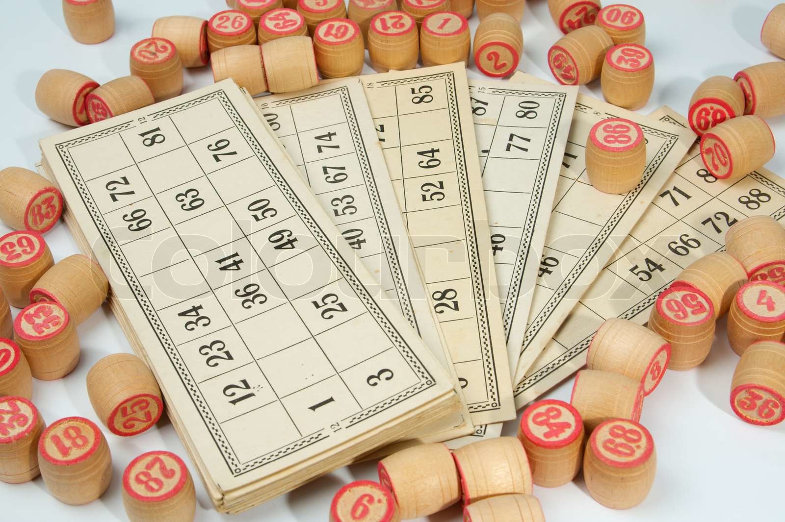 Russian lotto is national table game on money and not only... | Stock ...