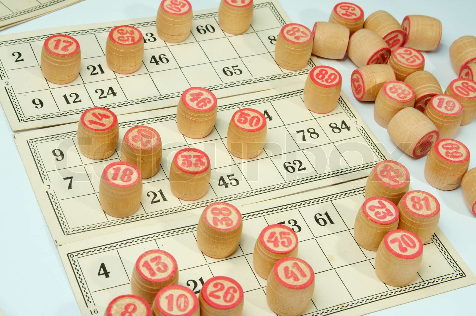 Russian lotto is national table game on money and not only... | Stock ...