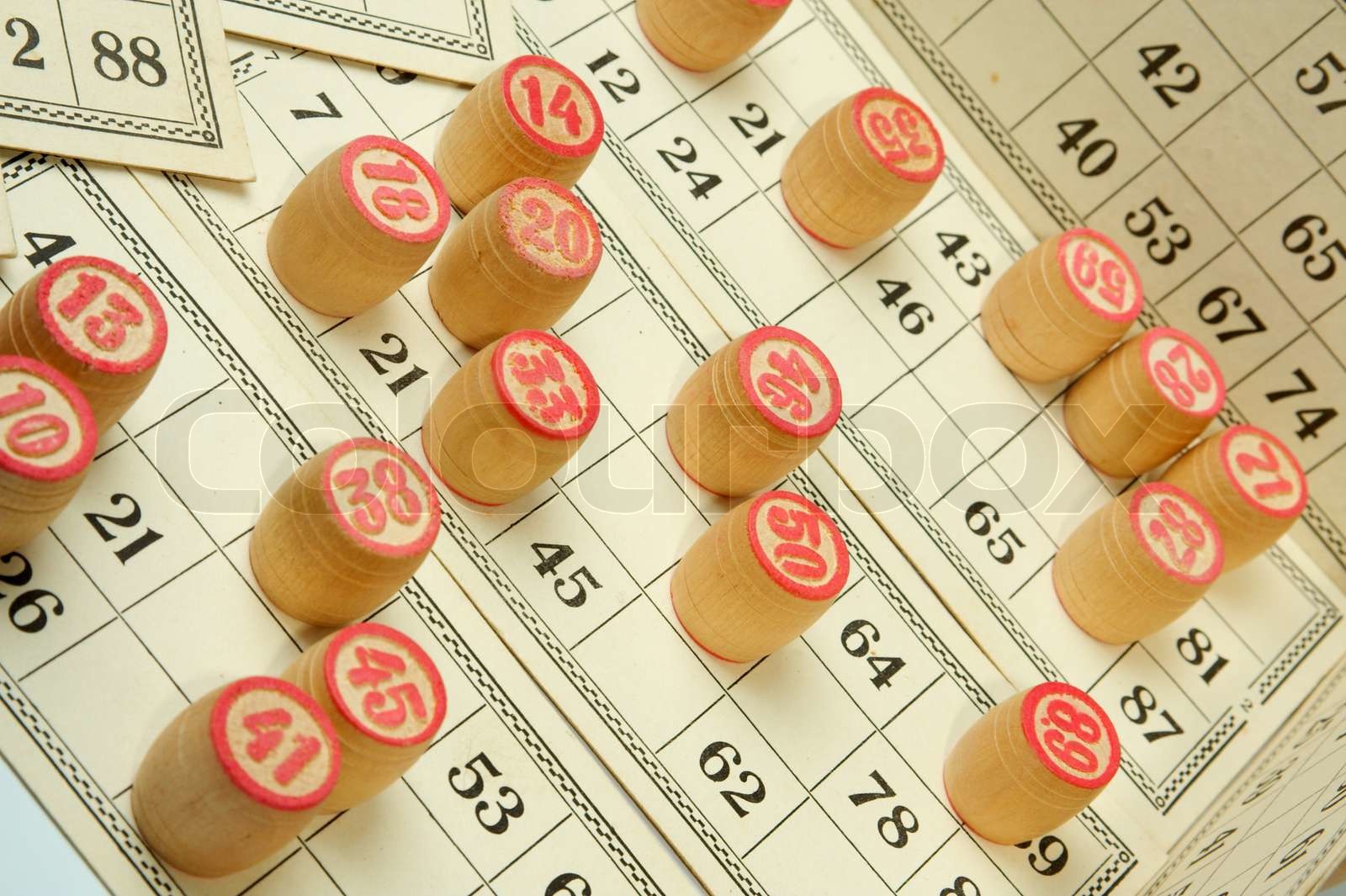 Russian lotto is national table game on money and not only... | Stock ...