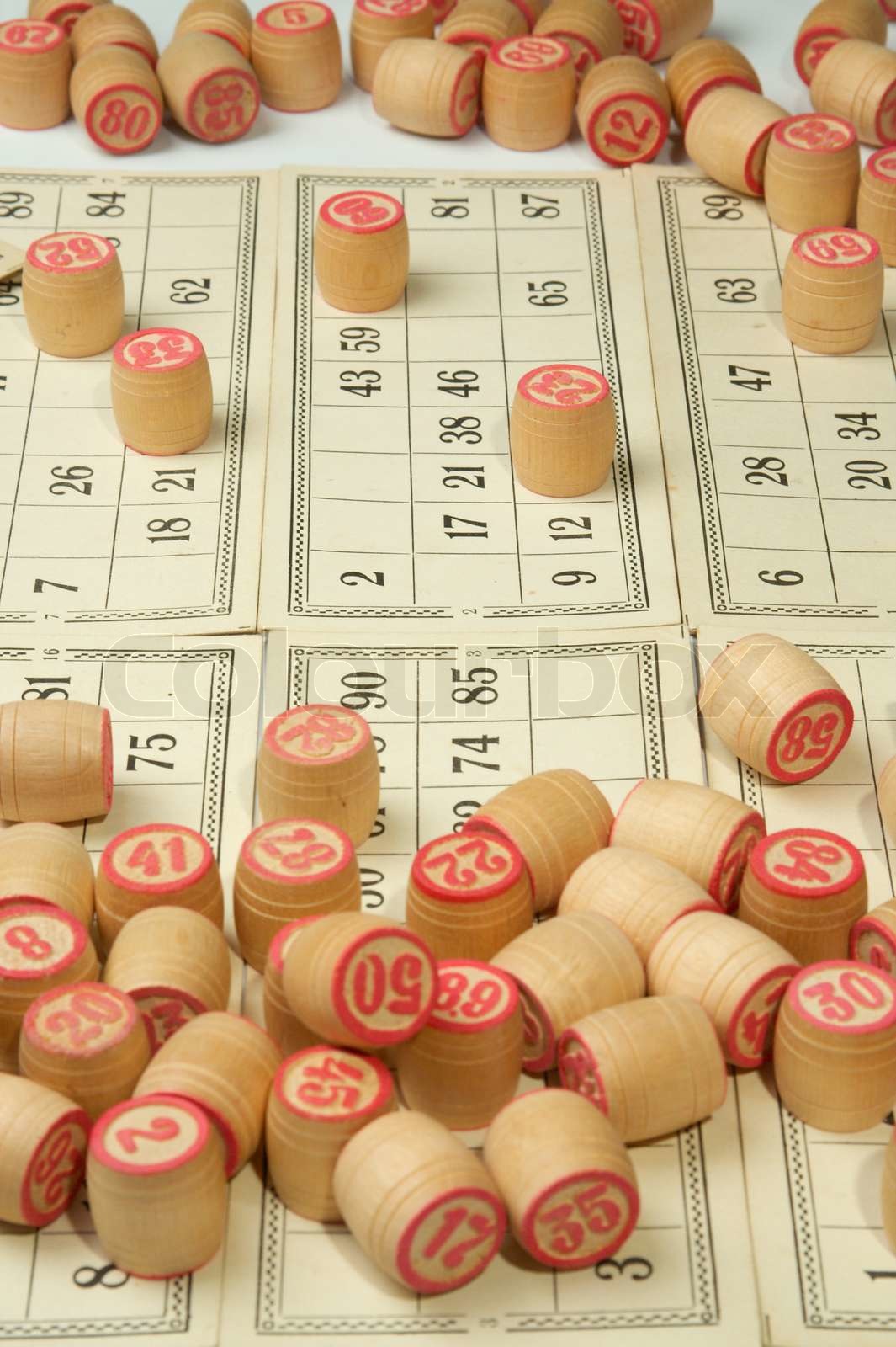 Russian lotto is national table game on money and not only... | Stock ...