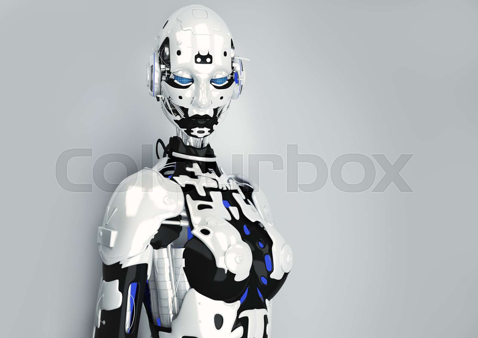 Futuristic fashion android | Stock image | Colourbox