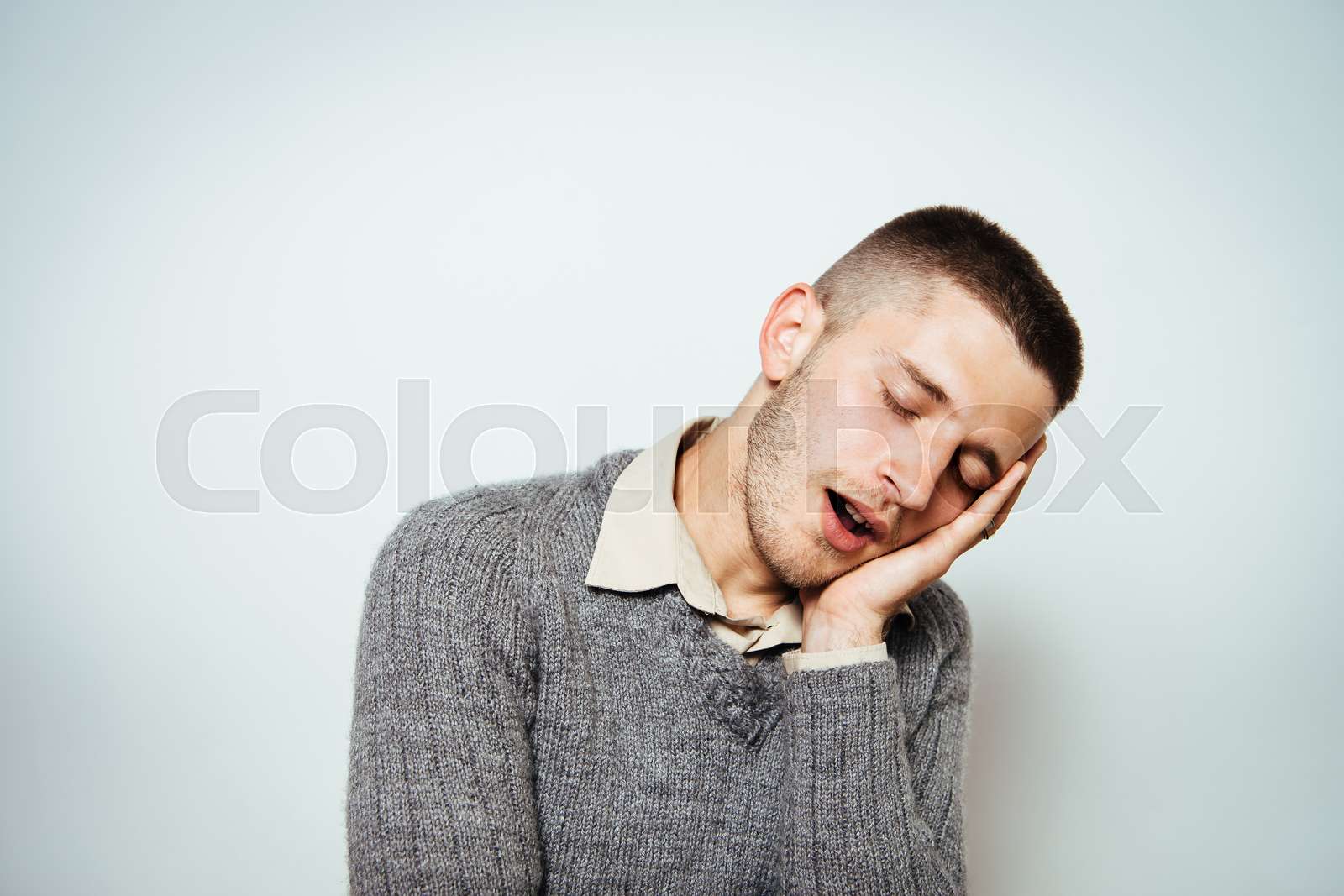 Sleep. Man | Stock image | Colourbox