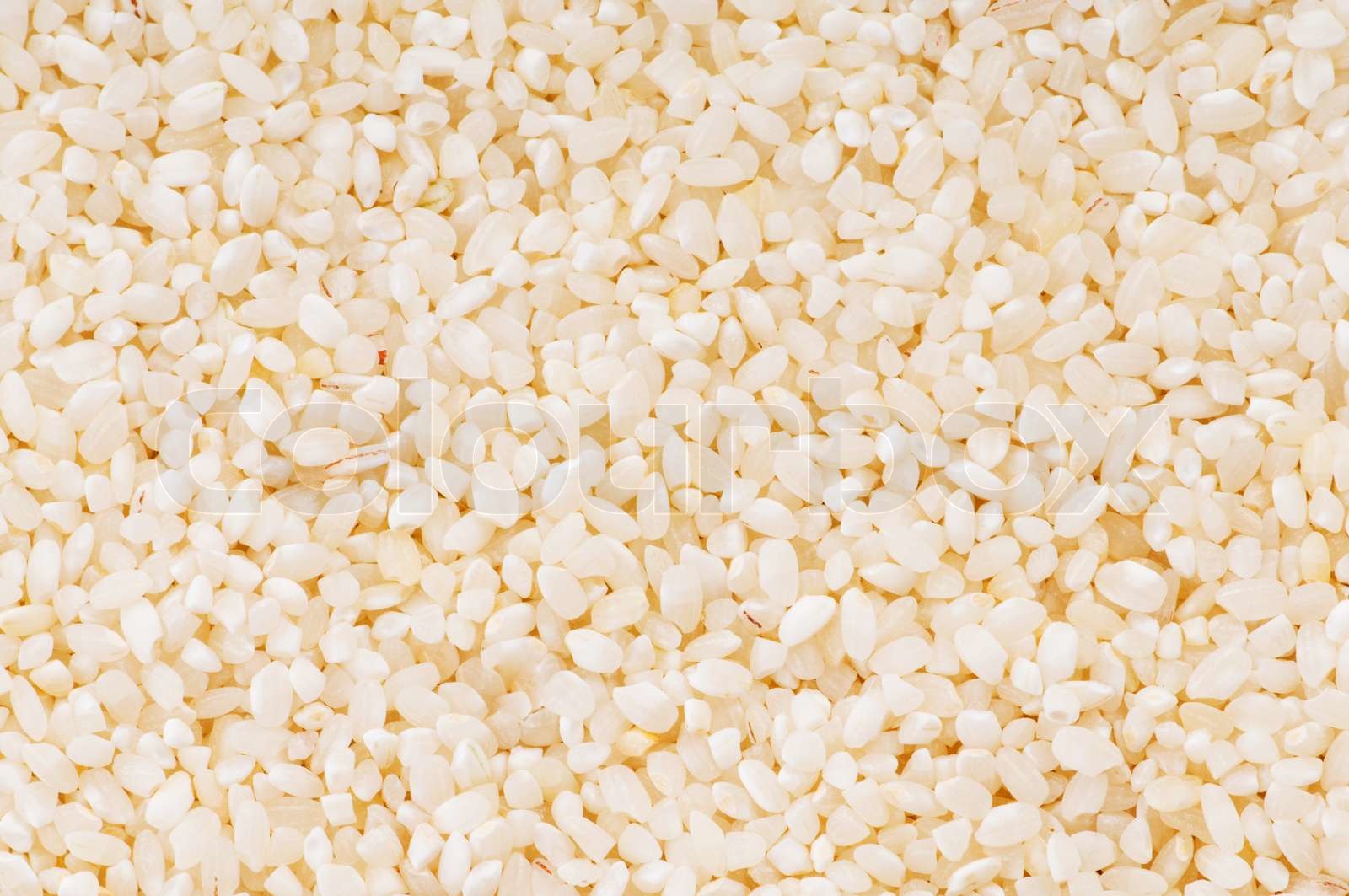 Extreme Nahaufnahme von weißen Reis Hintergrund | Stock Bild | Colourbox