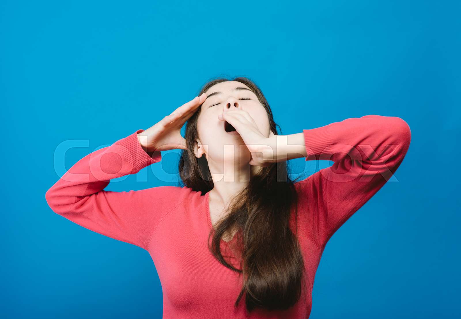 Sleep. Female | Stock image | Colourbox