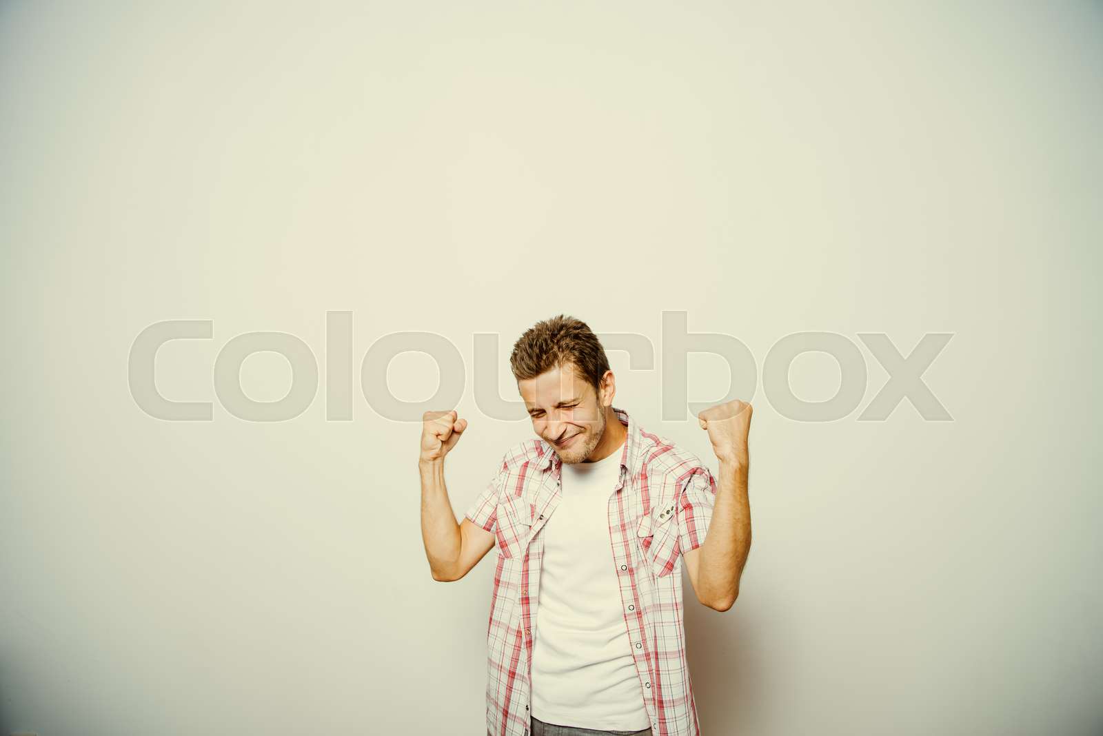Joyful, a very happy man | Stock image | Colourbox