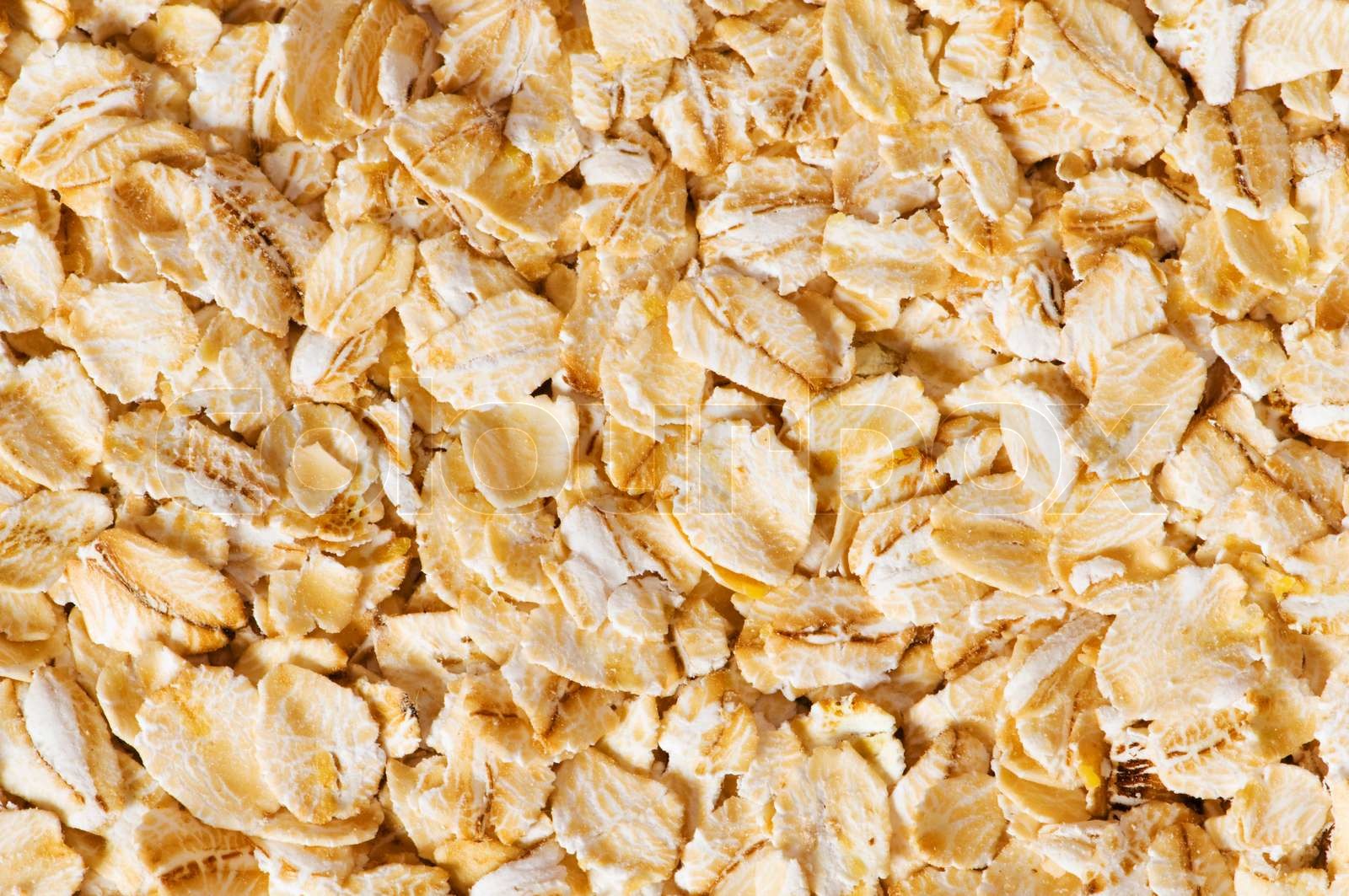 Hintergrund mit gelben Getreideflocken | Stock Bild | Colourbox