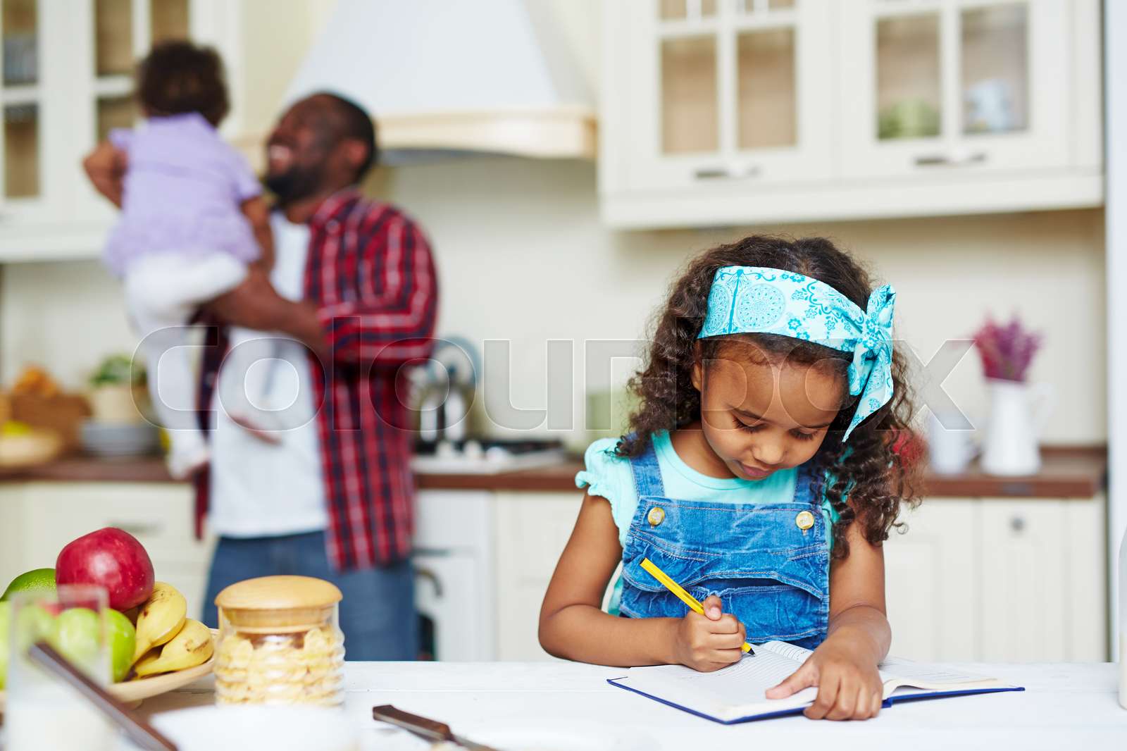 Doing homework | Stock image | Colourbox