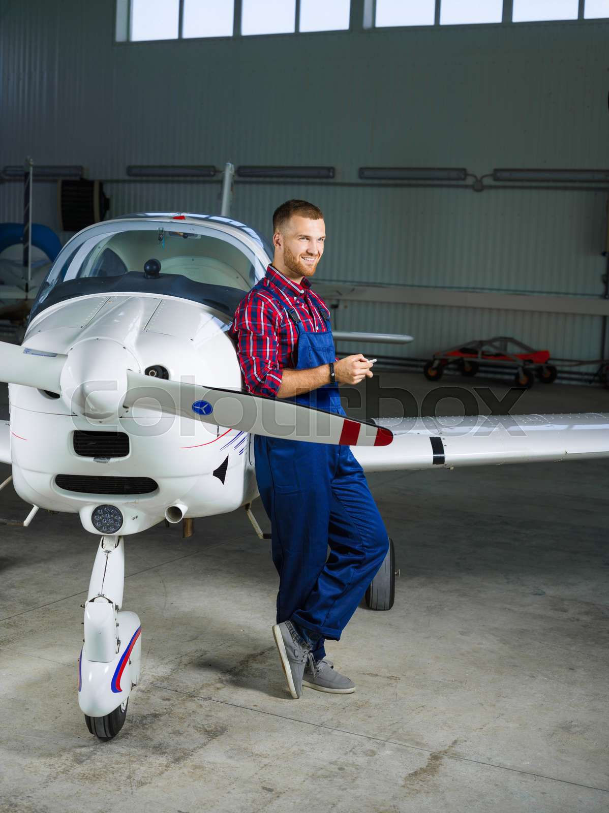 Airplane service staff | Stock image | Colourbox