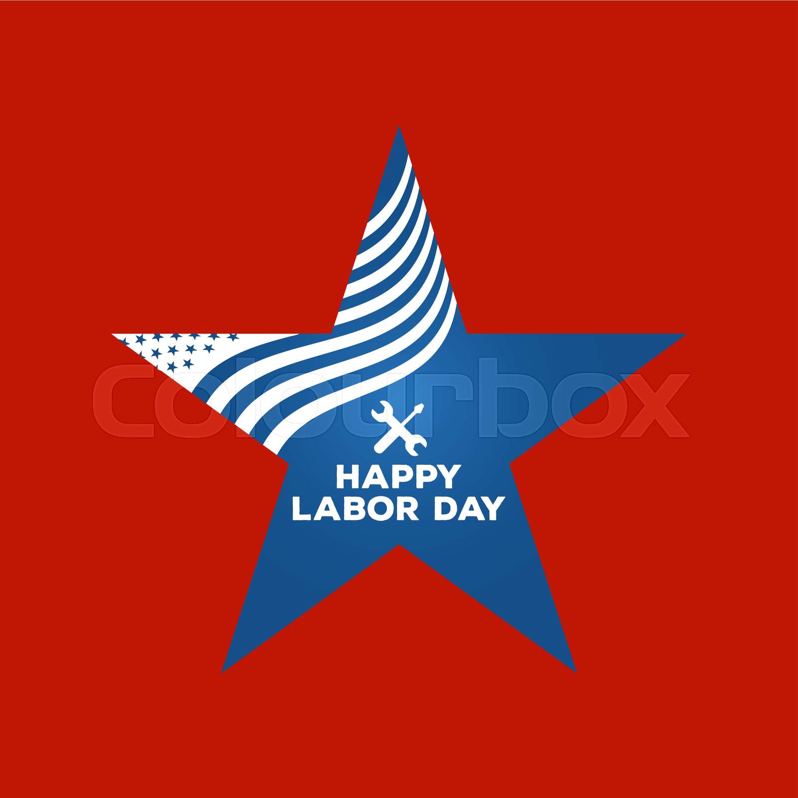 labor day vector logo label | Stock vector | Colourbox