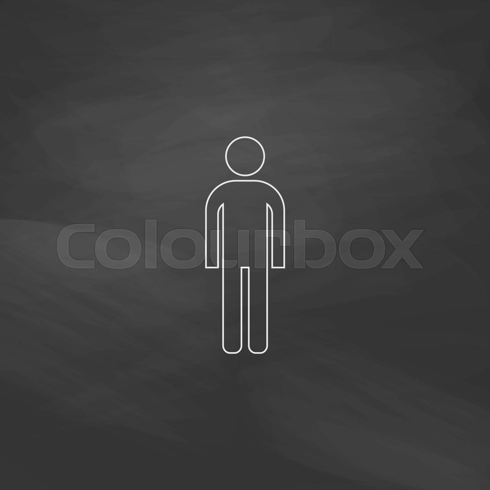 men computer symbol | Stock vector | Colourbox