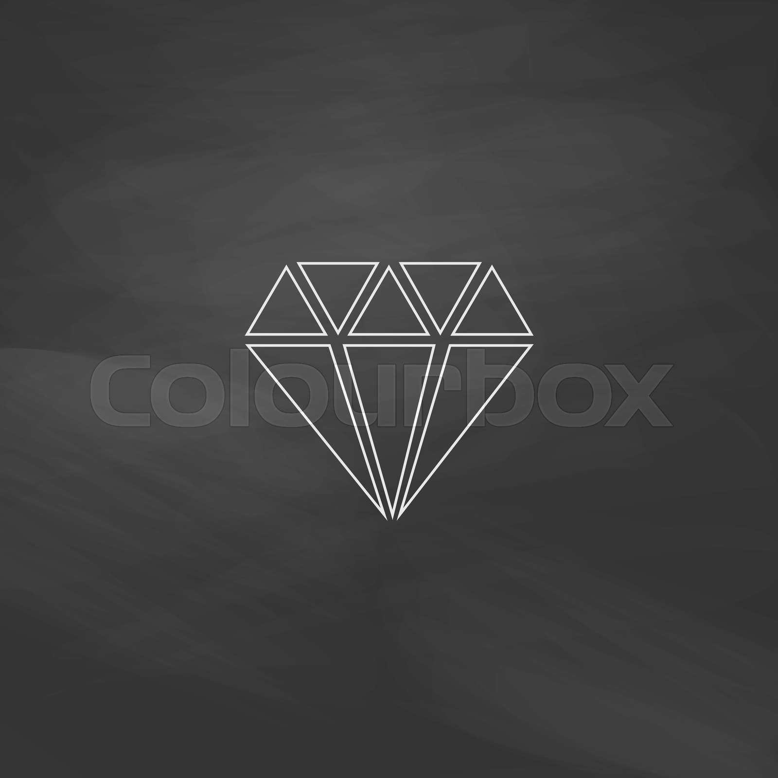 Diamond computer symbol | Stock vector | Colourbox