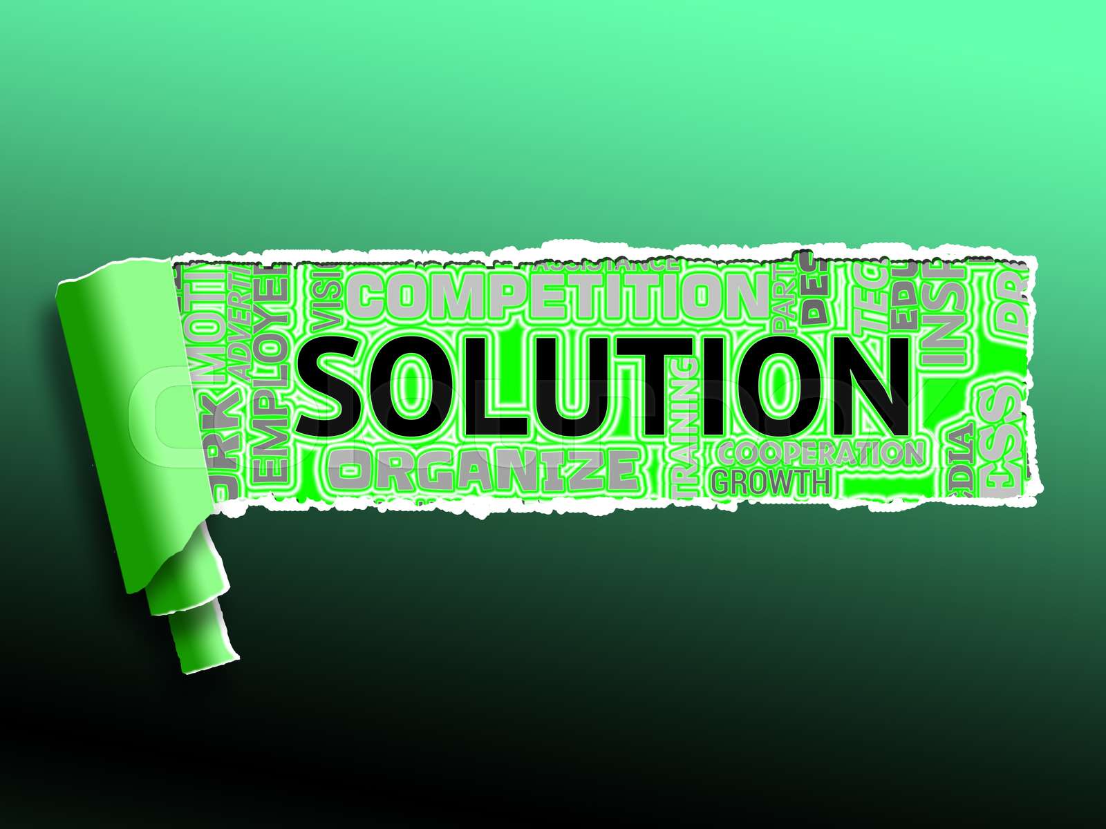 Solution Icons Represent Solving Successful And Resolution | Stock image | Colourbox