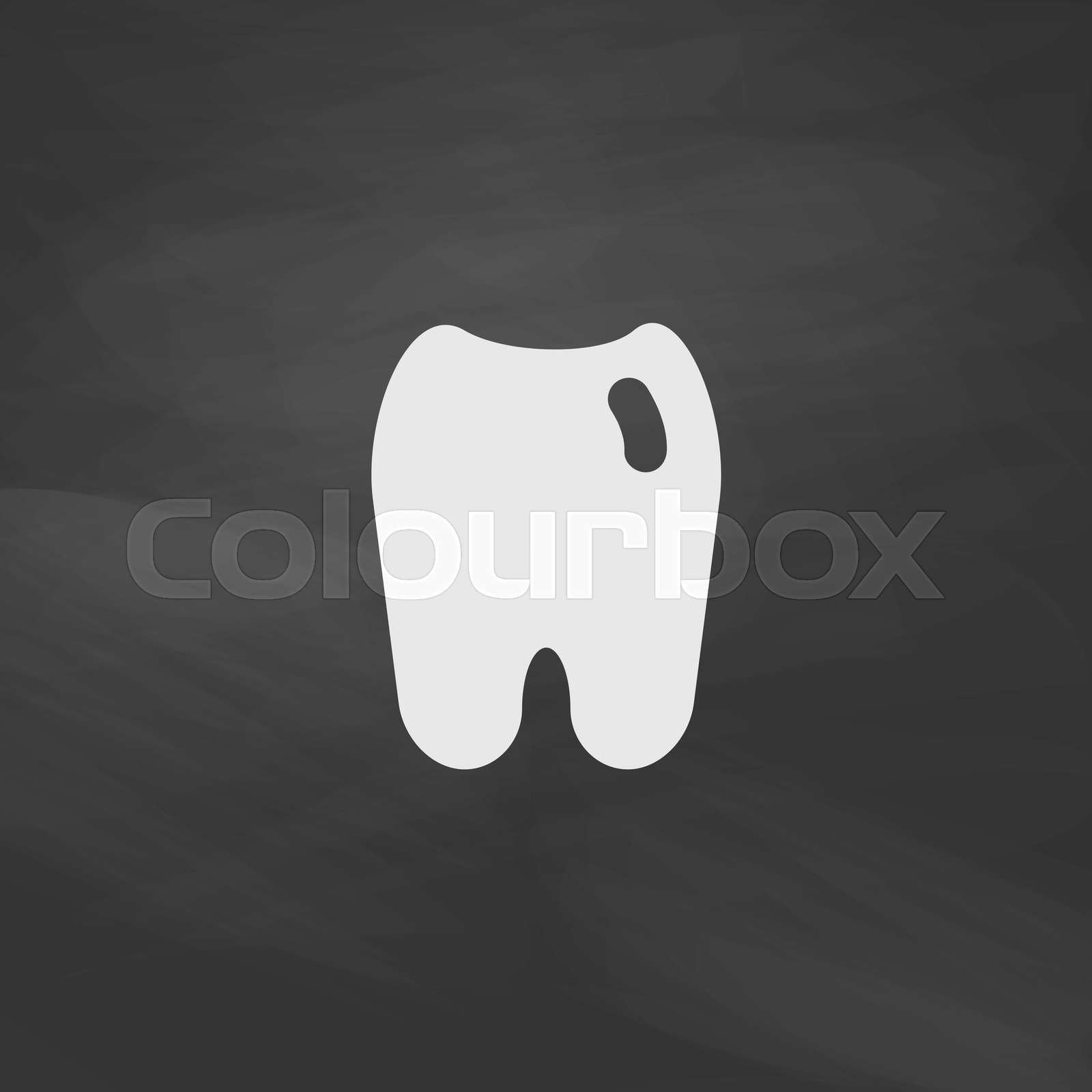 Tooth computer symbol | Stock vector | Colourbox