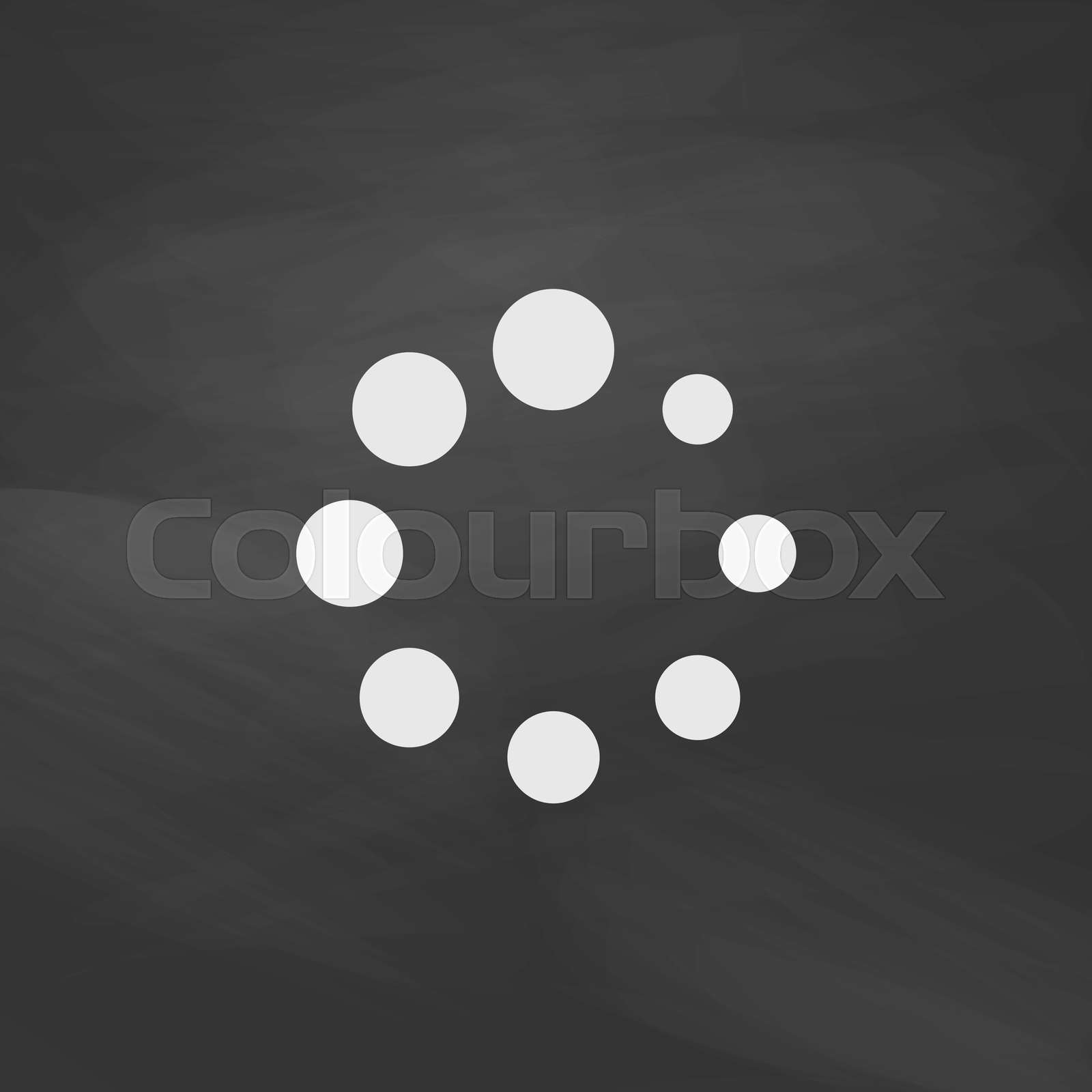 buffering computer symbol | Stock vector | Colourbox