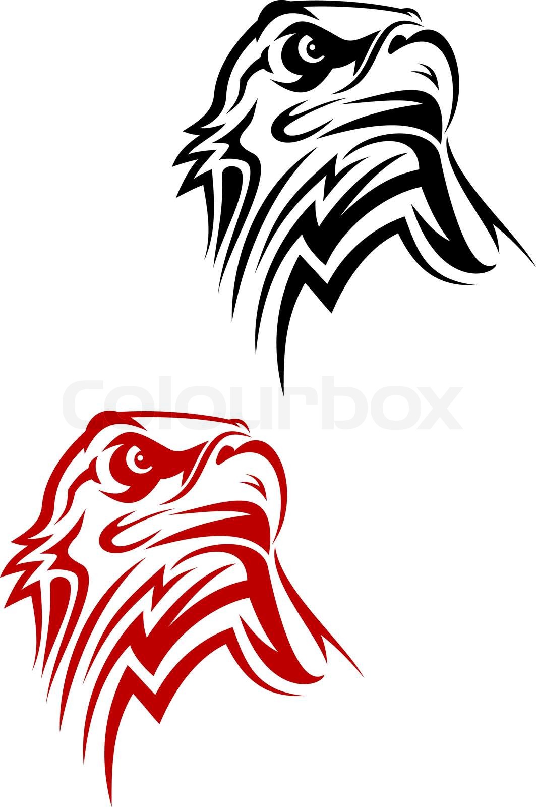 Adler -Symbol auf weißem für Design isoliert | Stock-Vektor | Colourbox