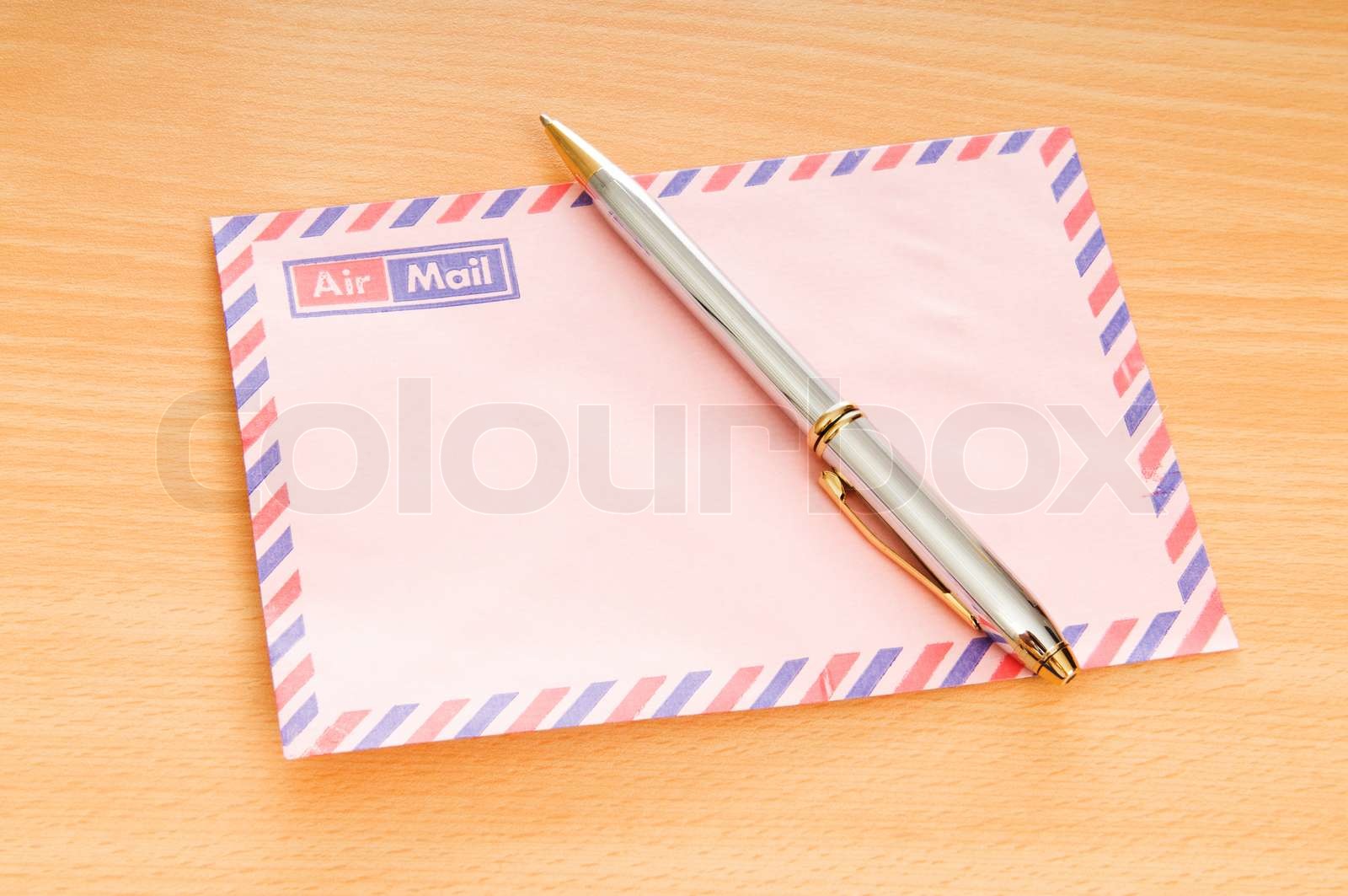 Mail concept with many envelopes on the table | Stock image | Colourbox