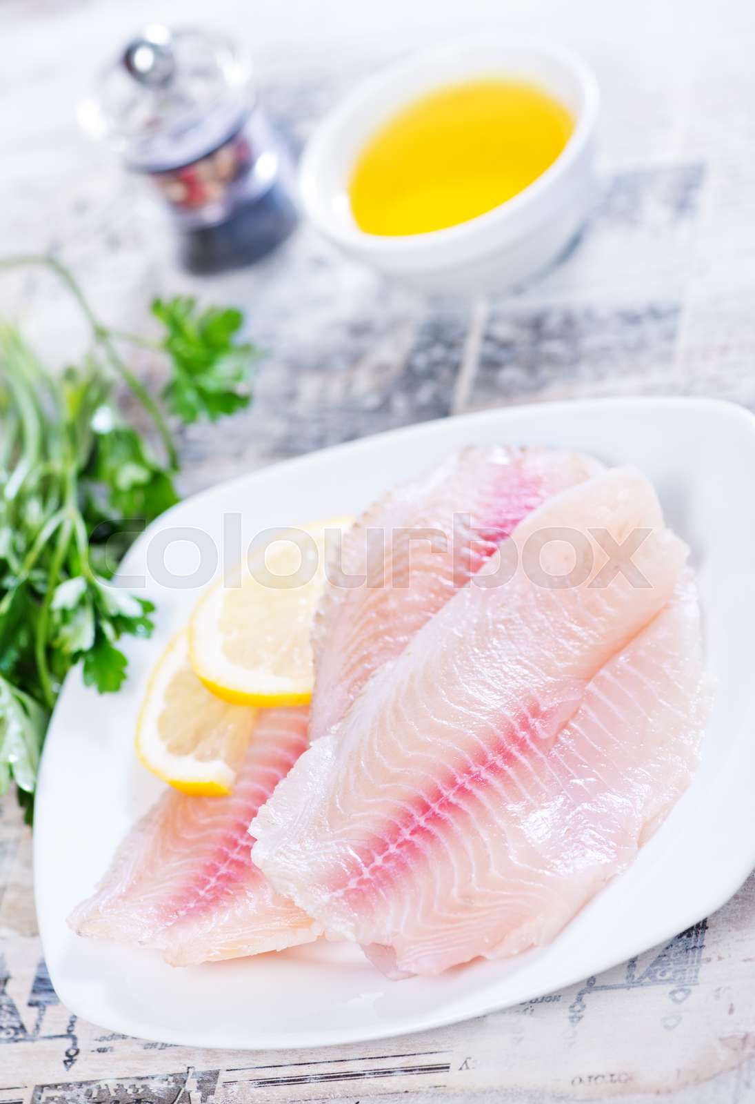 fish fillet | Stock image | Colourbox