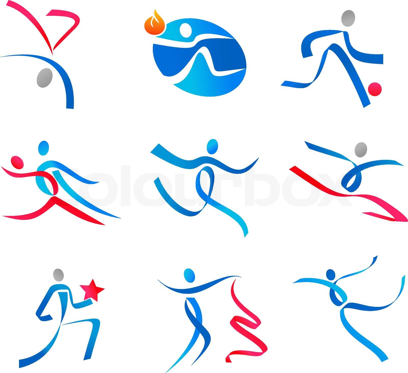 Tanzen Völker Symbole | Stock-Vektor | Colourbox