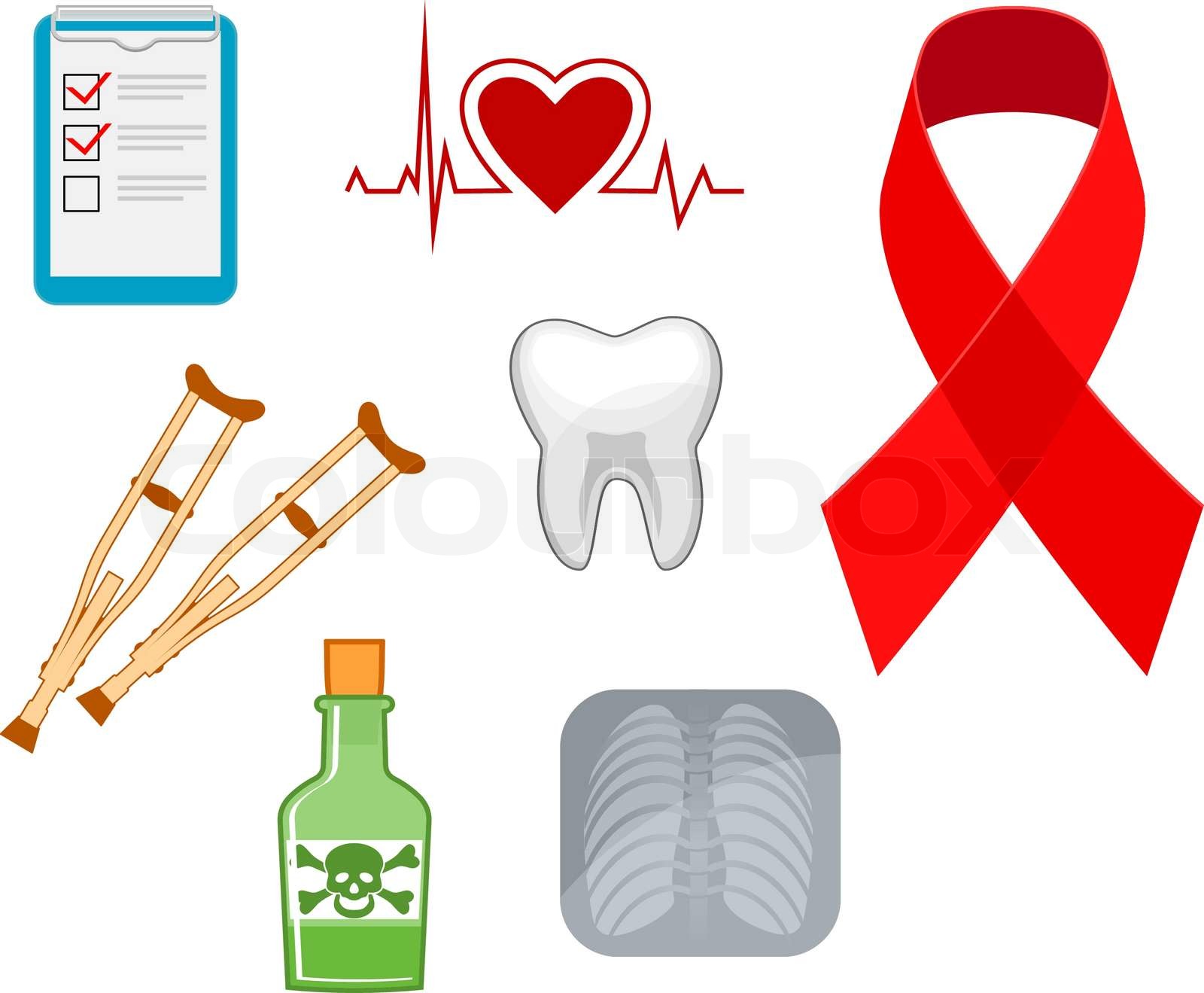 Medizin Icons und Symbole für Krankenhaus-und science design | Stock ...