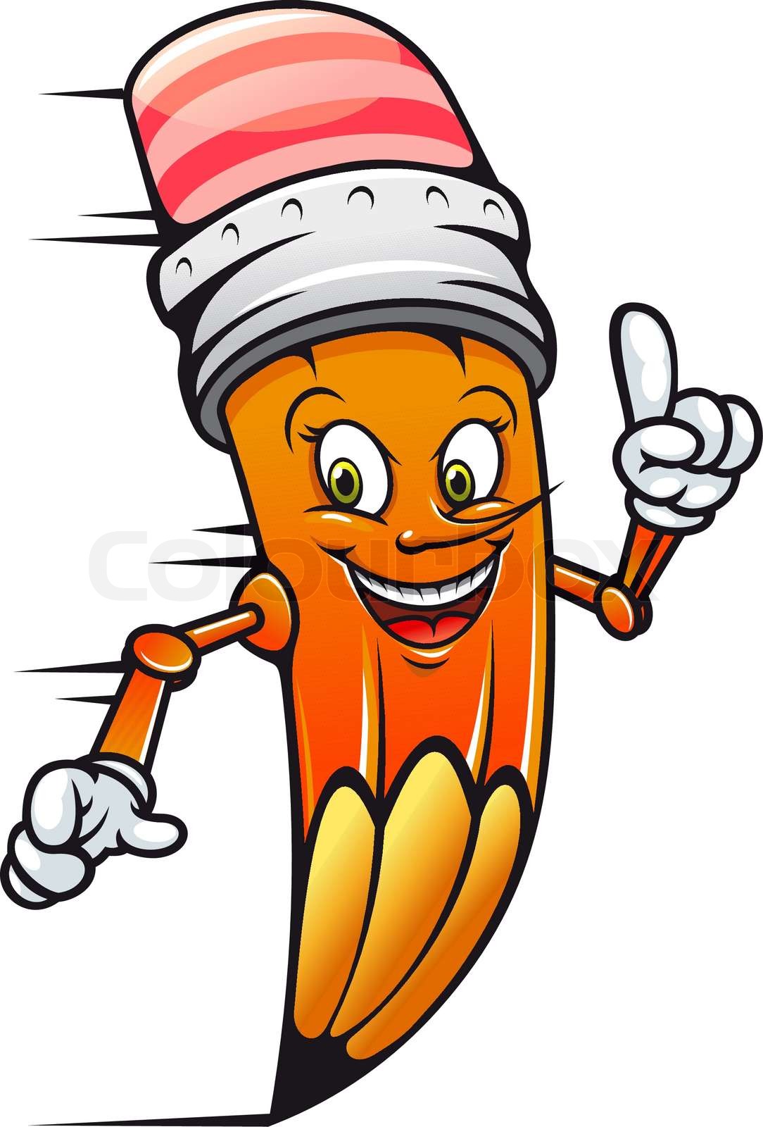 Zeichnung Cartoon-Bleistift für Bildung oder kreatives design | Stock ...