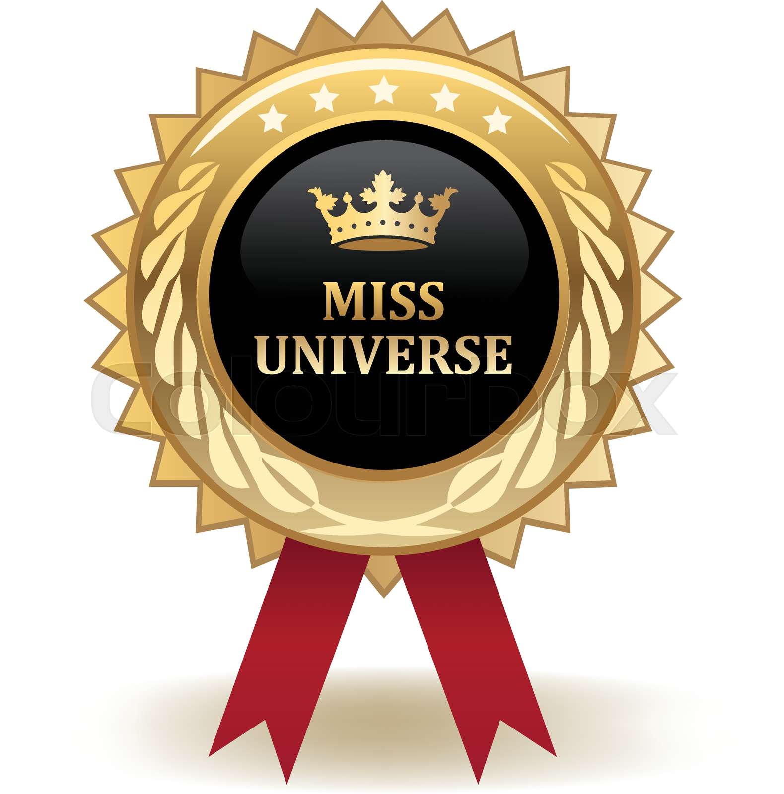 Miss Universe Badge | Stock vector | Colourbox