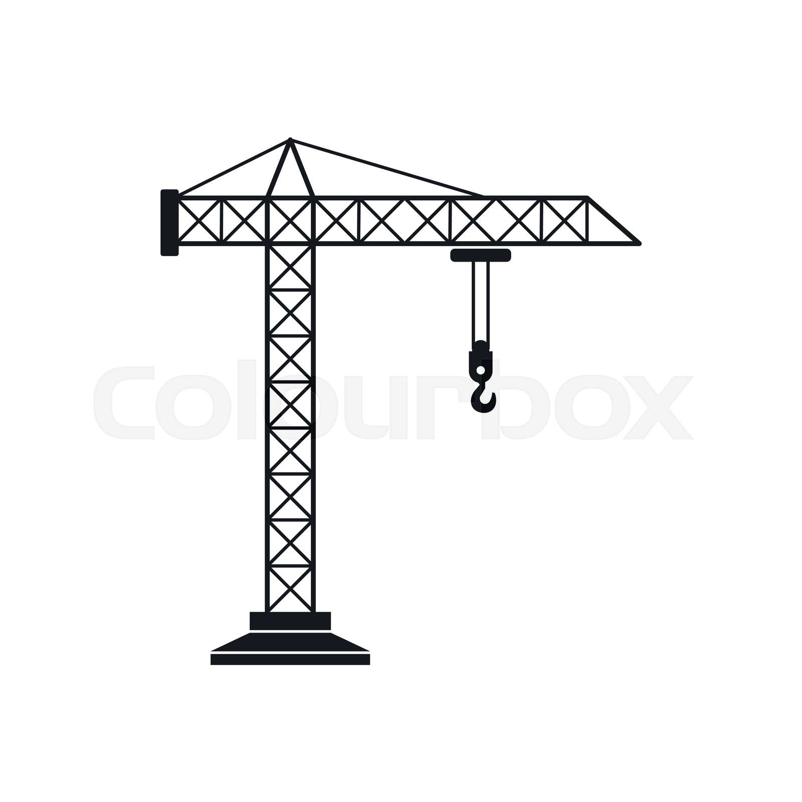 kran, gerät, einfach | Stock-Vektor | Colourbox