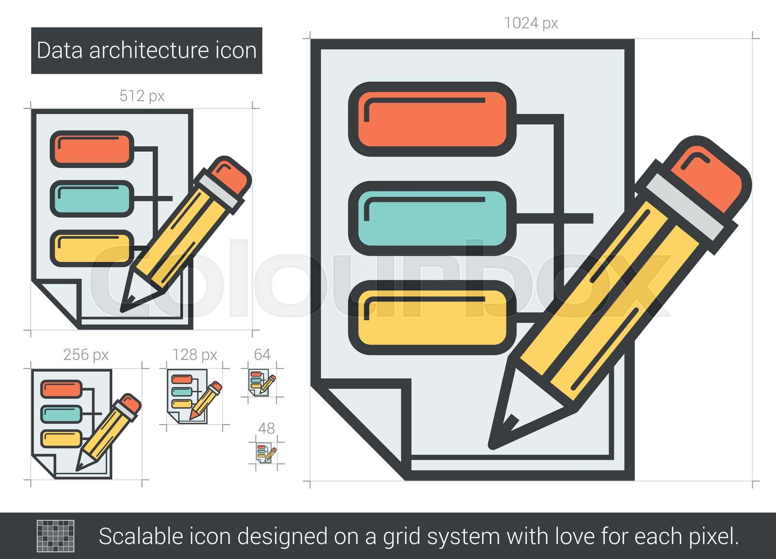 System Architecture Icon