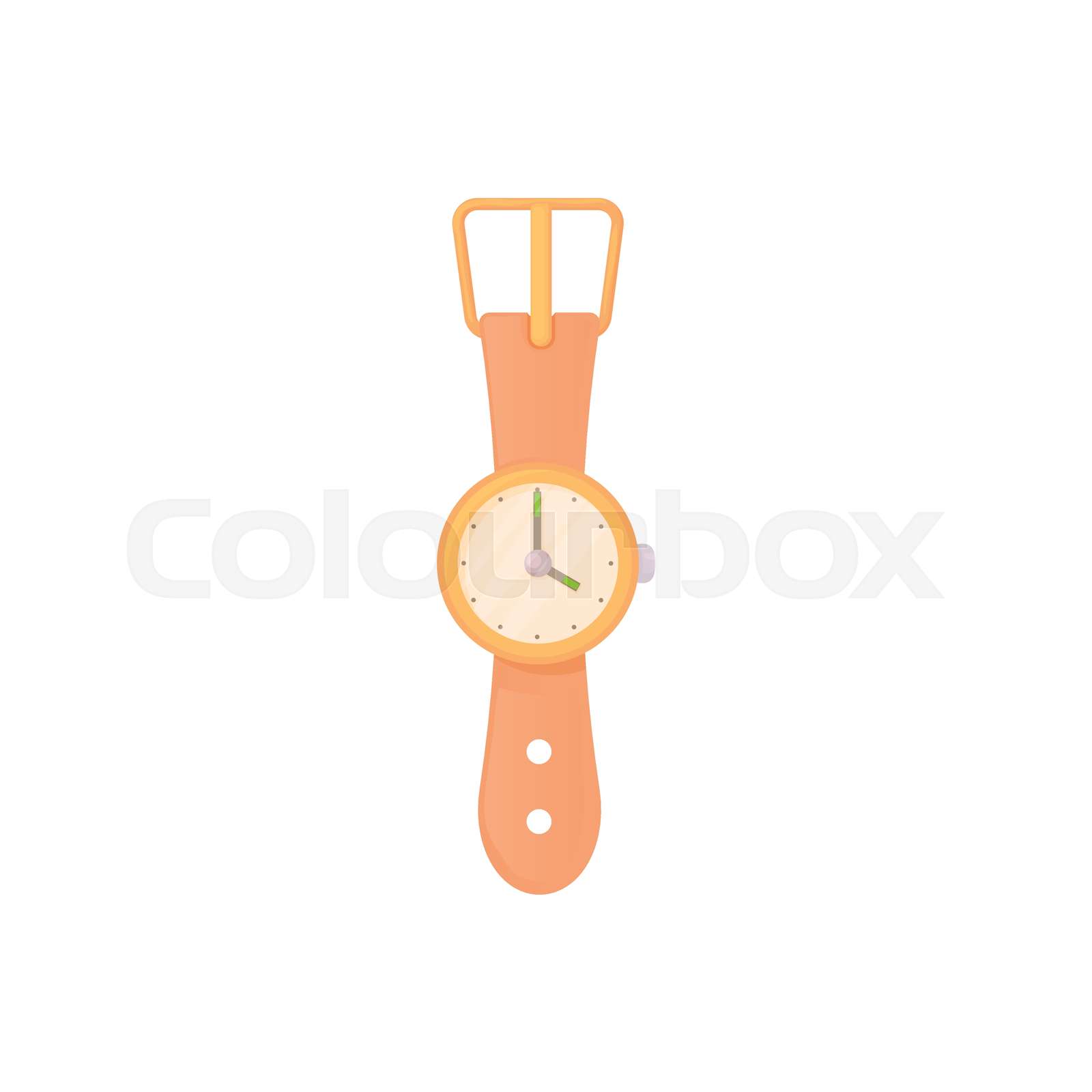 zeit, uhr, cartoon | Stock-Vektor | Colourbox