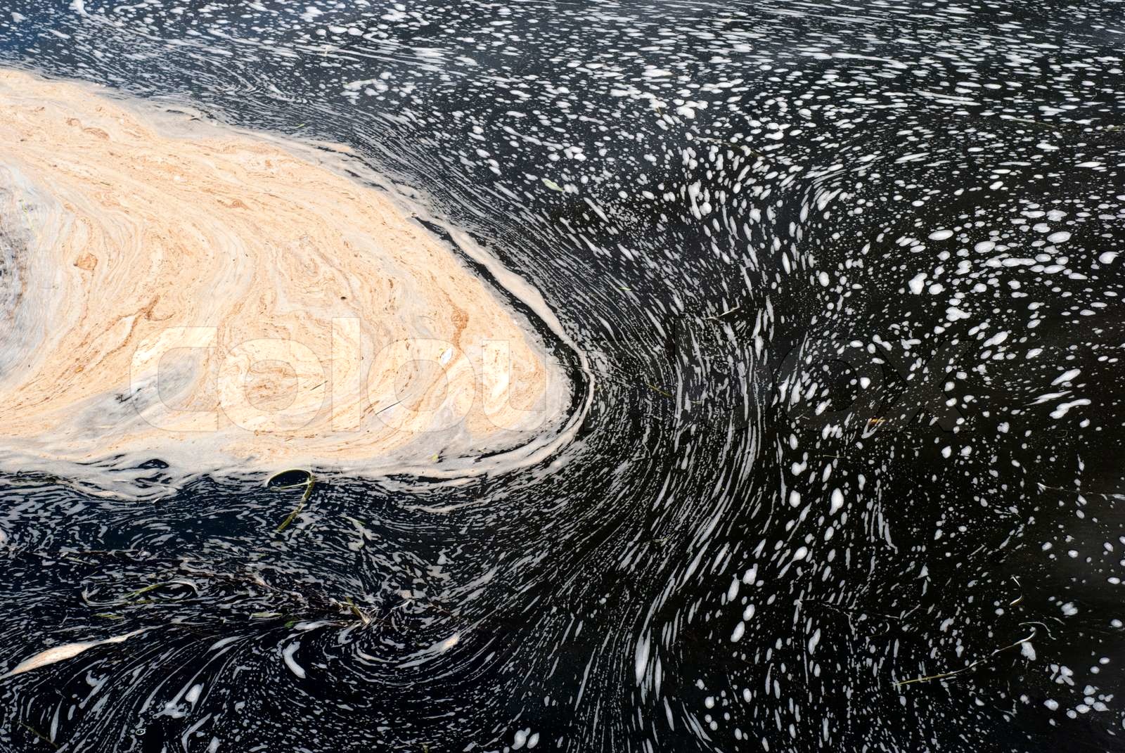 Pattern of foam pollution | Stock image | Colourbox