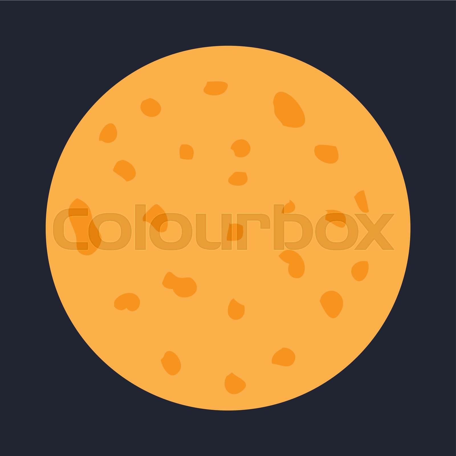 mond, icon, cartoon | Stock-Vektor | Colourbox