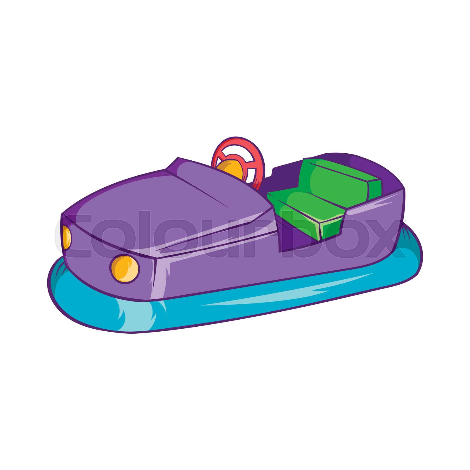 Bumper Cars Cartoon