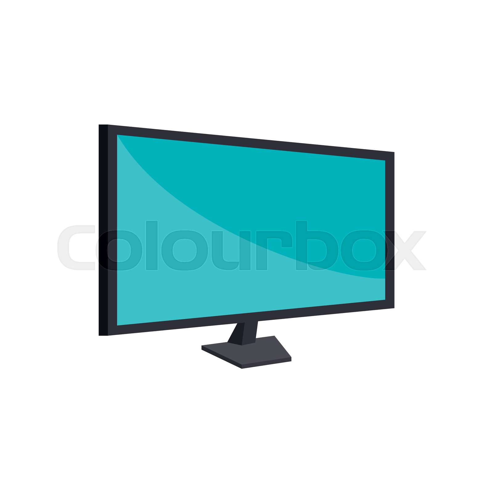 bildschirm, technik, cartoon | Stock-Vektor | Colourbox